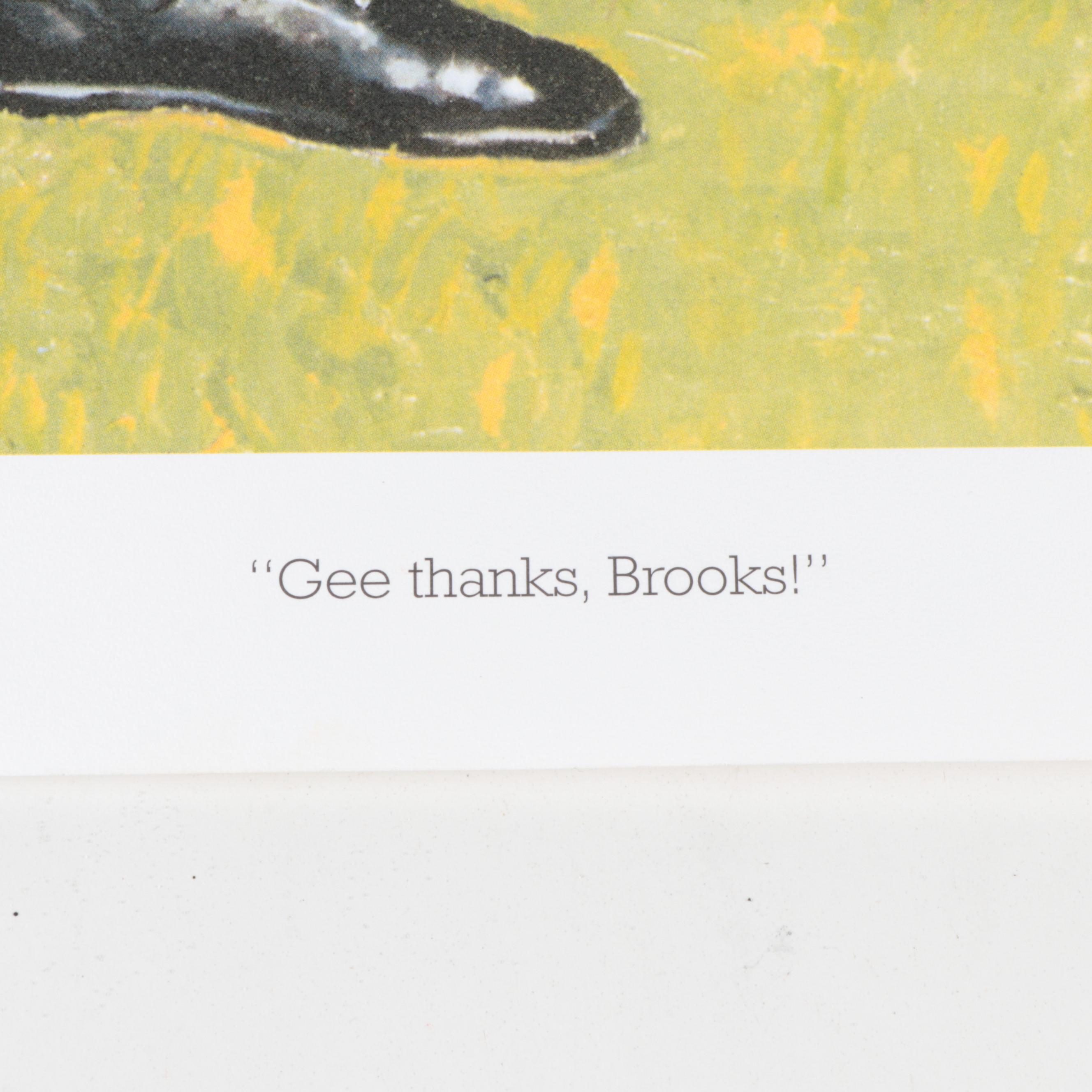 Offset Lithograph After Norman Rockwell "Gee thanks, Brooks!" | EBTH