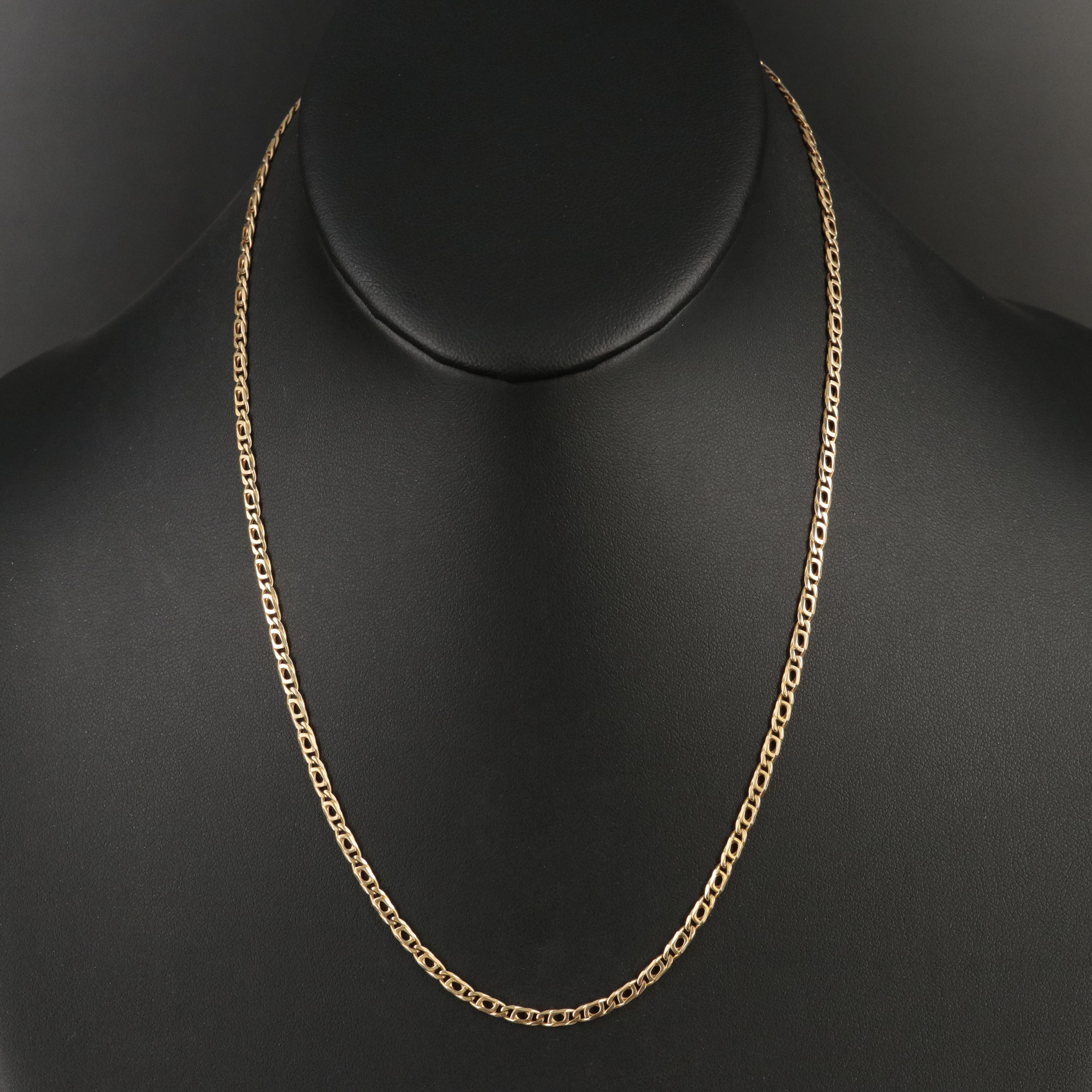 18K Flat Mariner Chain | EBTH