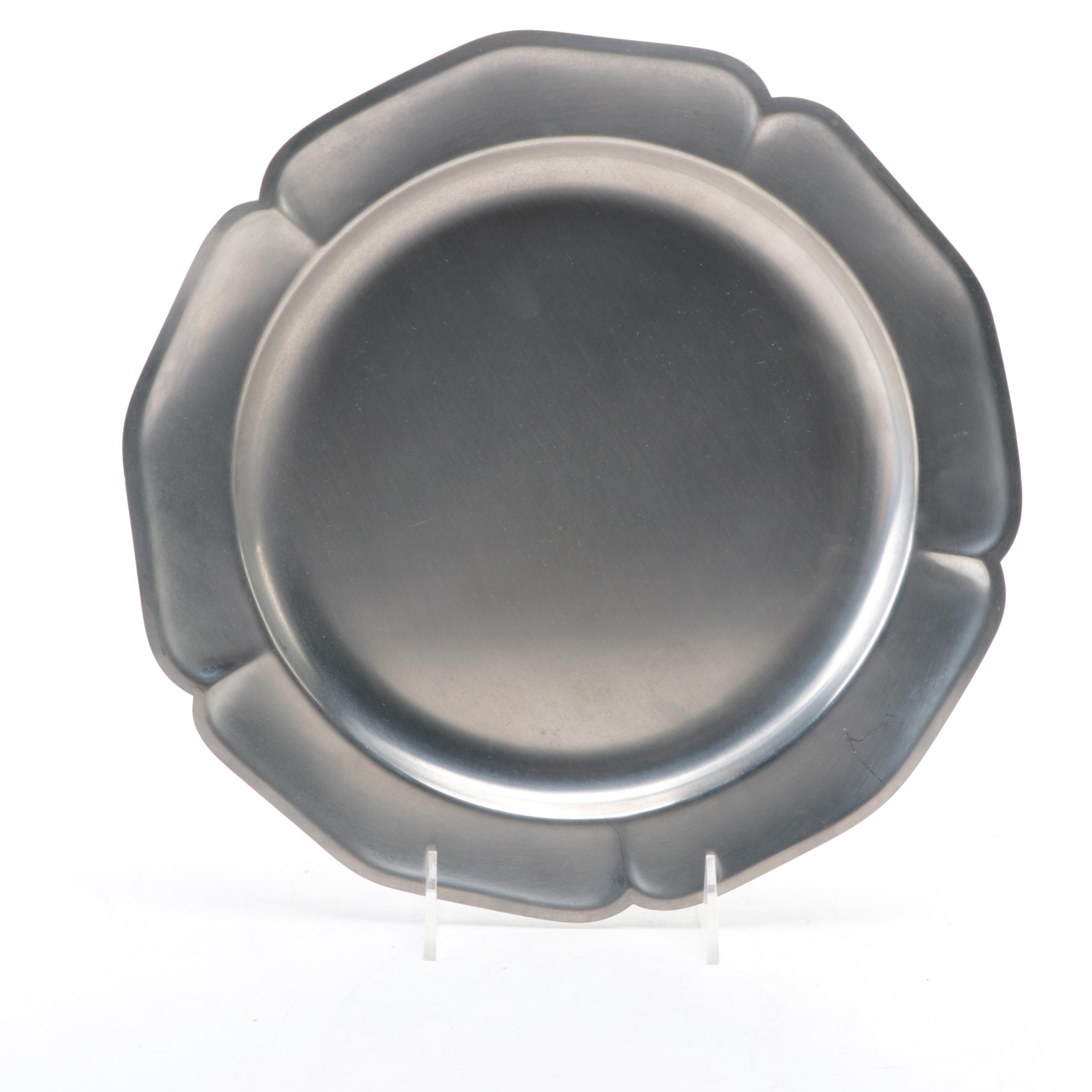 International Pewter Scalloped Edge and Other Commemorative Pewter ...
