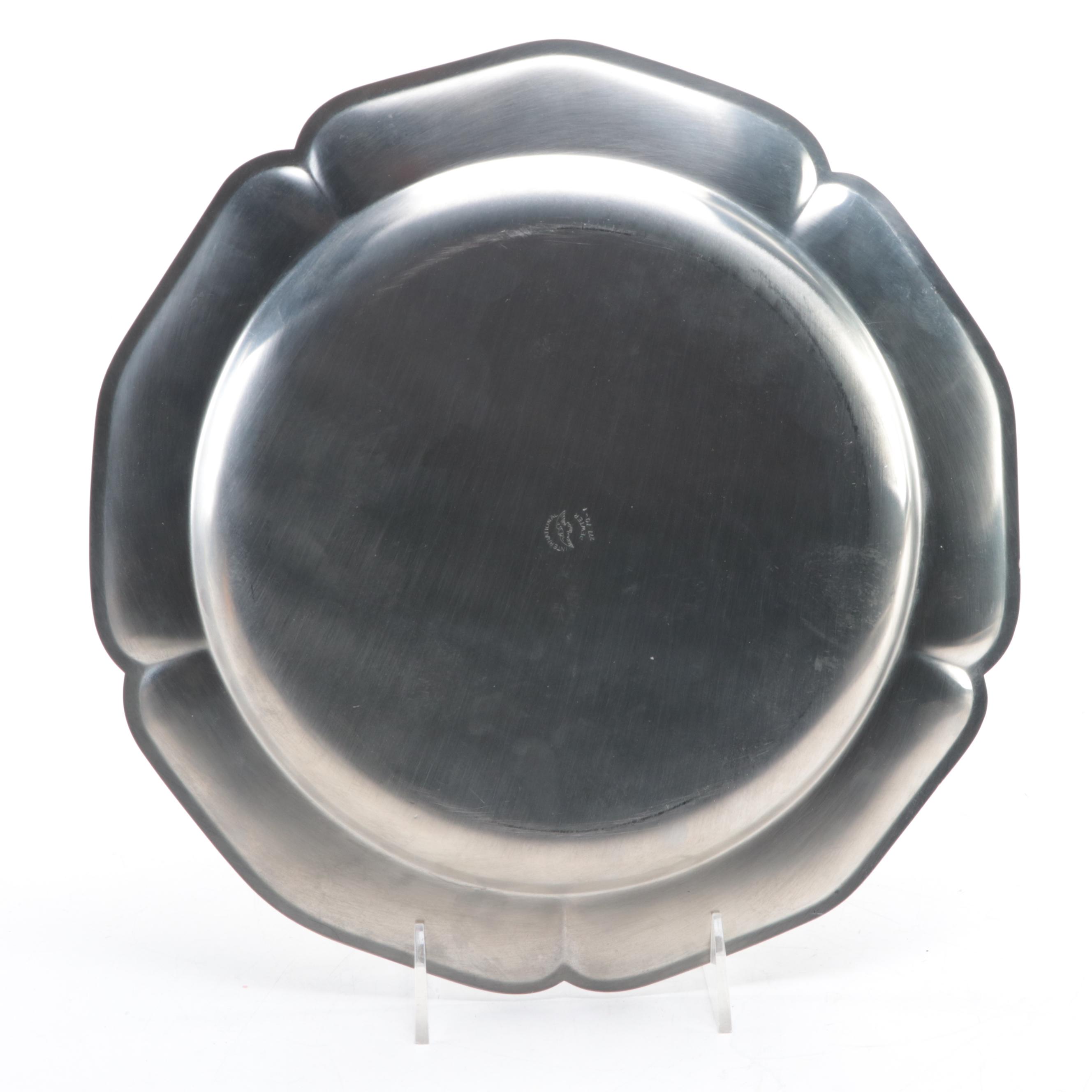 International Pewter Scalloped Edge and Other Commemorative Pewter ...