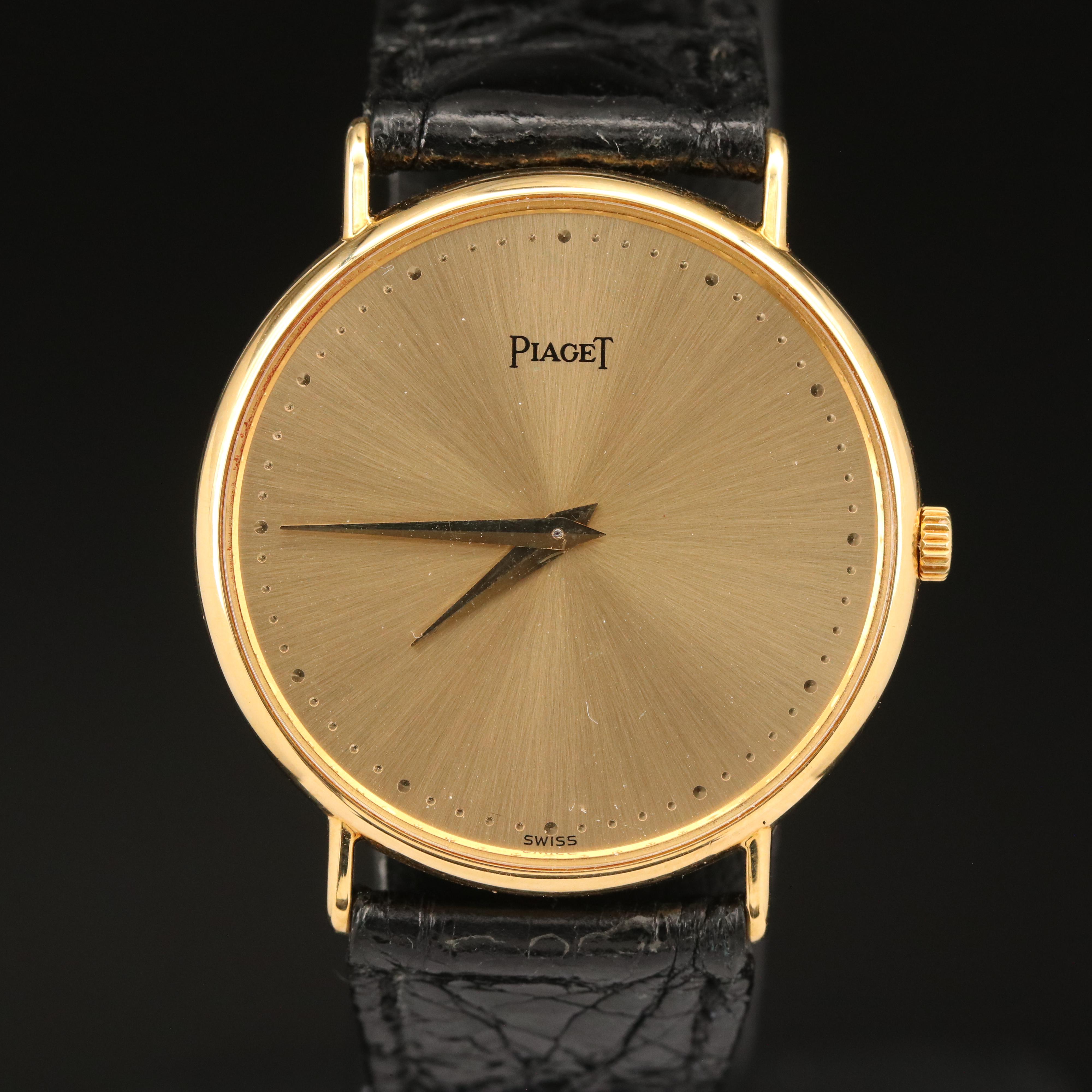 18K Piaget Quartz Wristwatch | EBTH