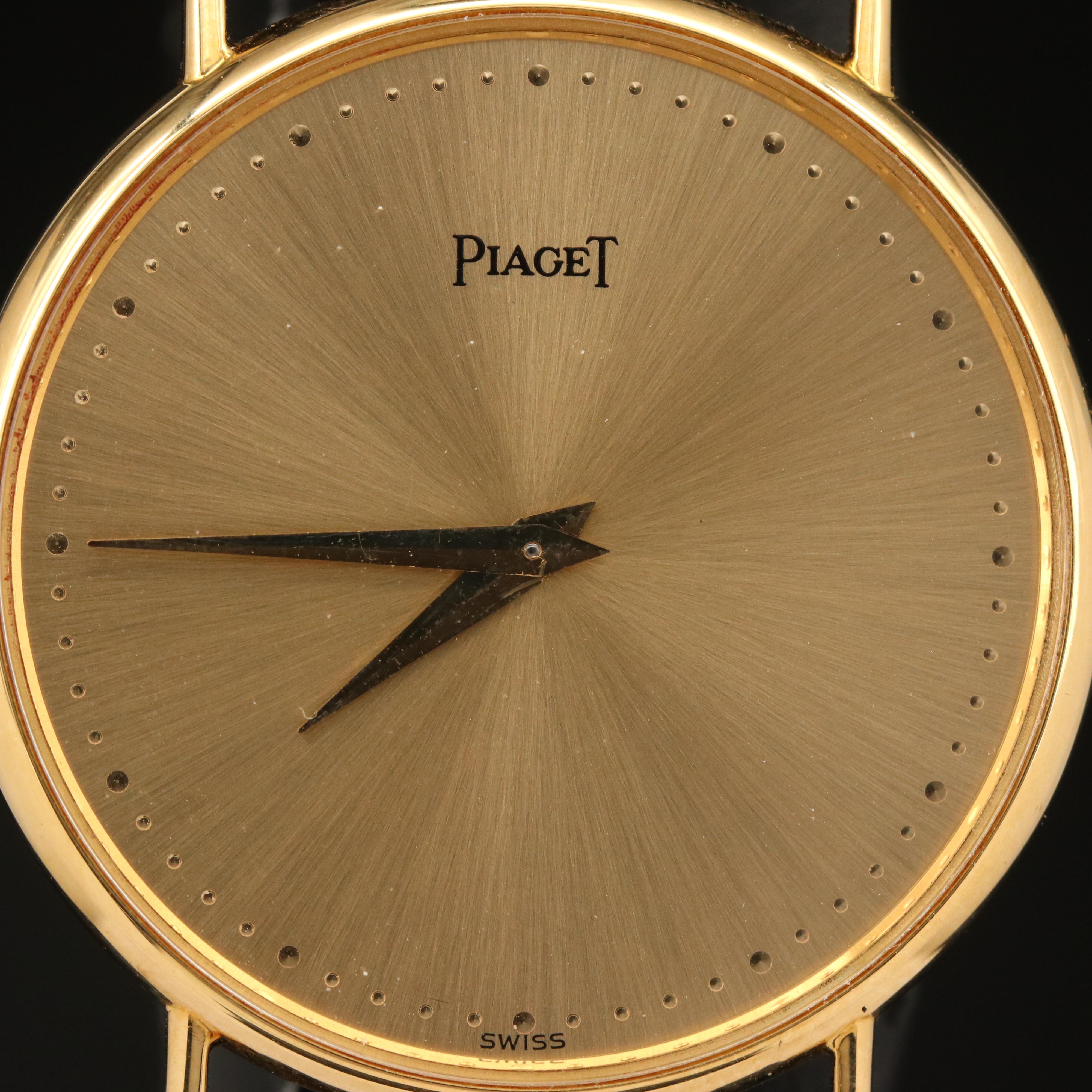 18K Piaget Quartz Wristwatch | EBTH