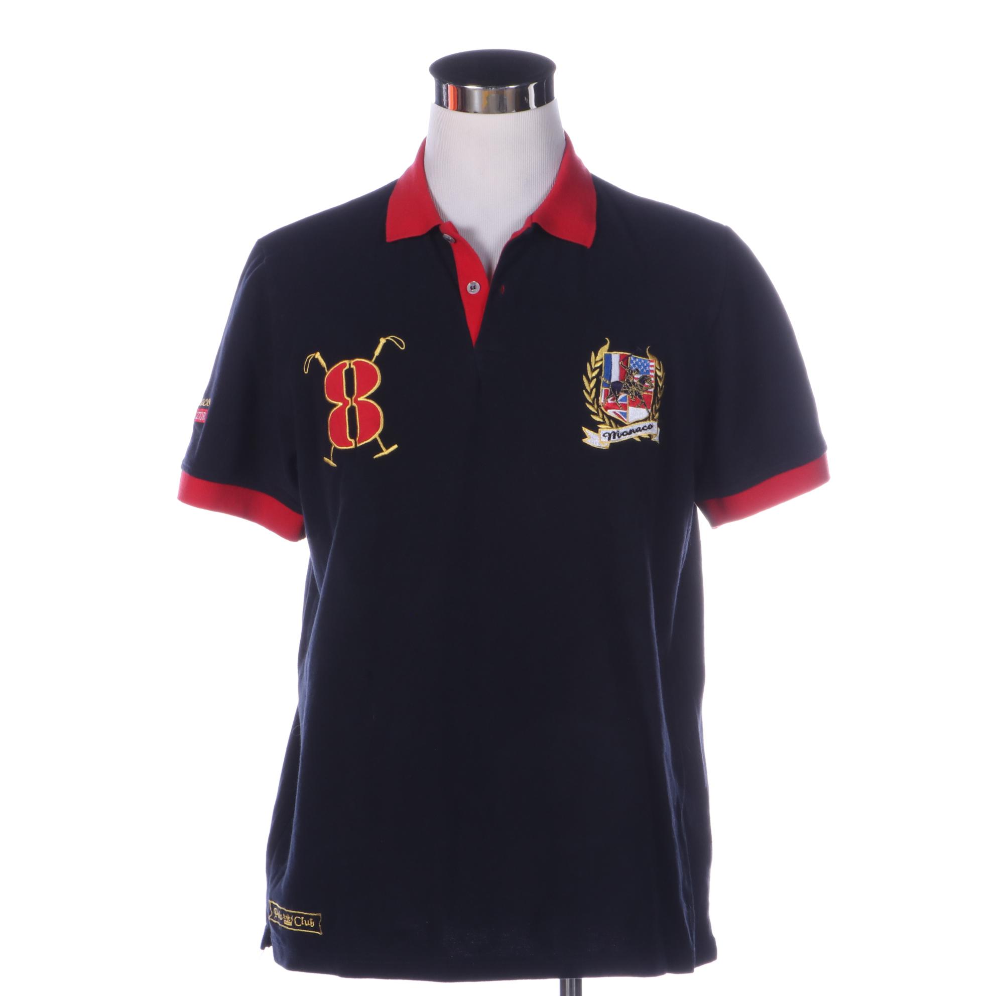 Polo Ralph Lauren Blackwatch Polo Team and Paul Lucas Polo Club Monaco ...