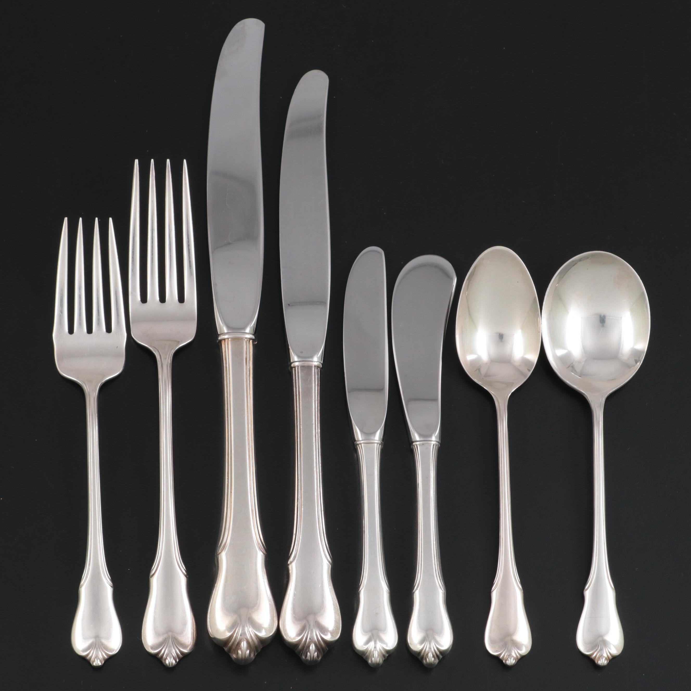Wallace "Grand Colonial" Sterling Silver Flatware Set | EBTH