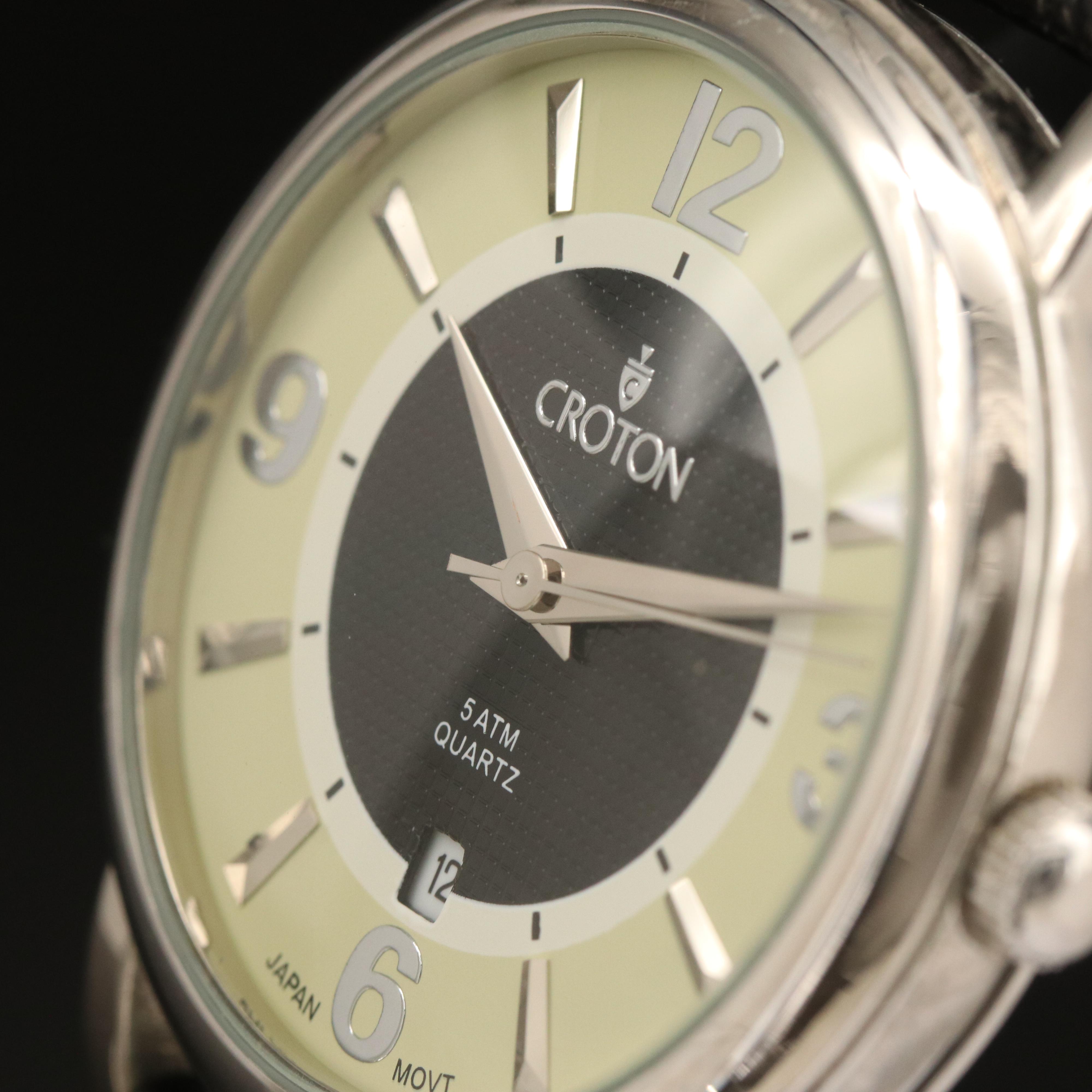 Croton Sector Dial Quartz Wristwatch | EBTH