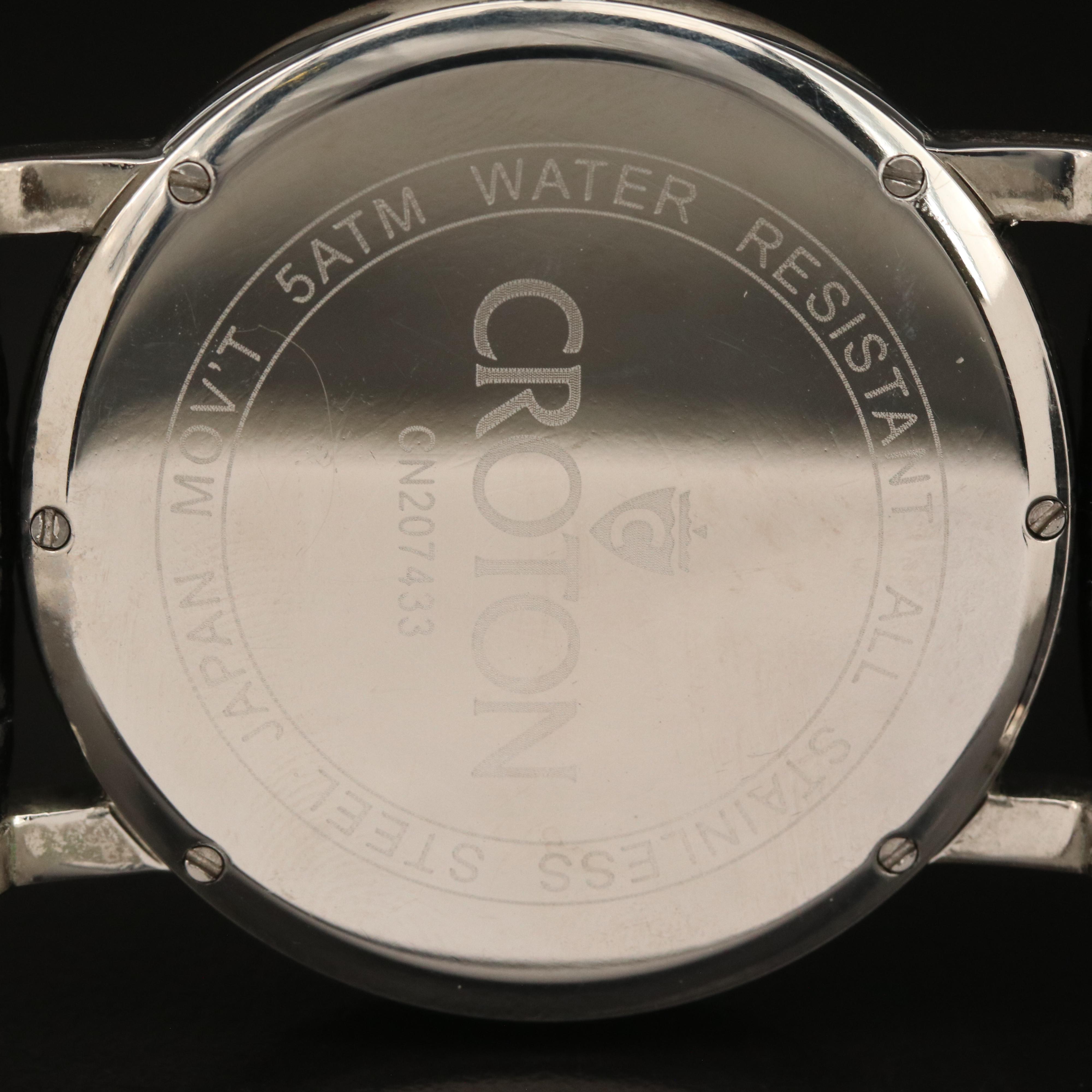 Croton Sector Dial Quartz Wristwatch | EBTH