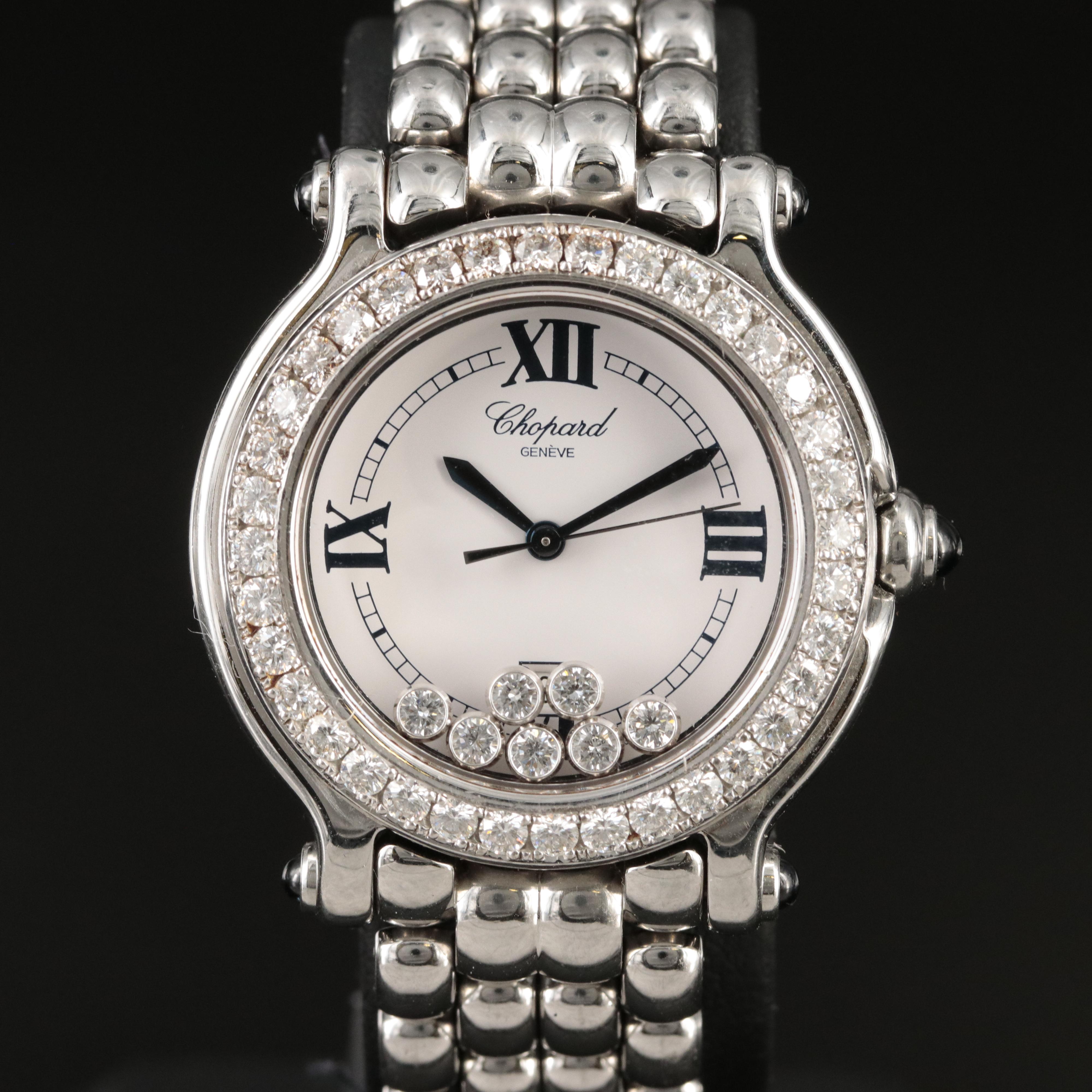 Chopard Happy Sport Diamond Bezel Wristwatch | EBTH
