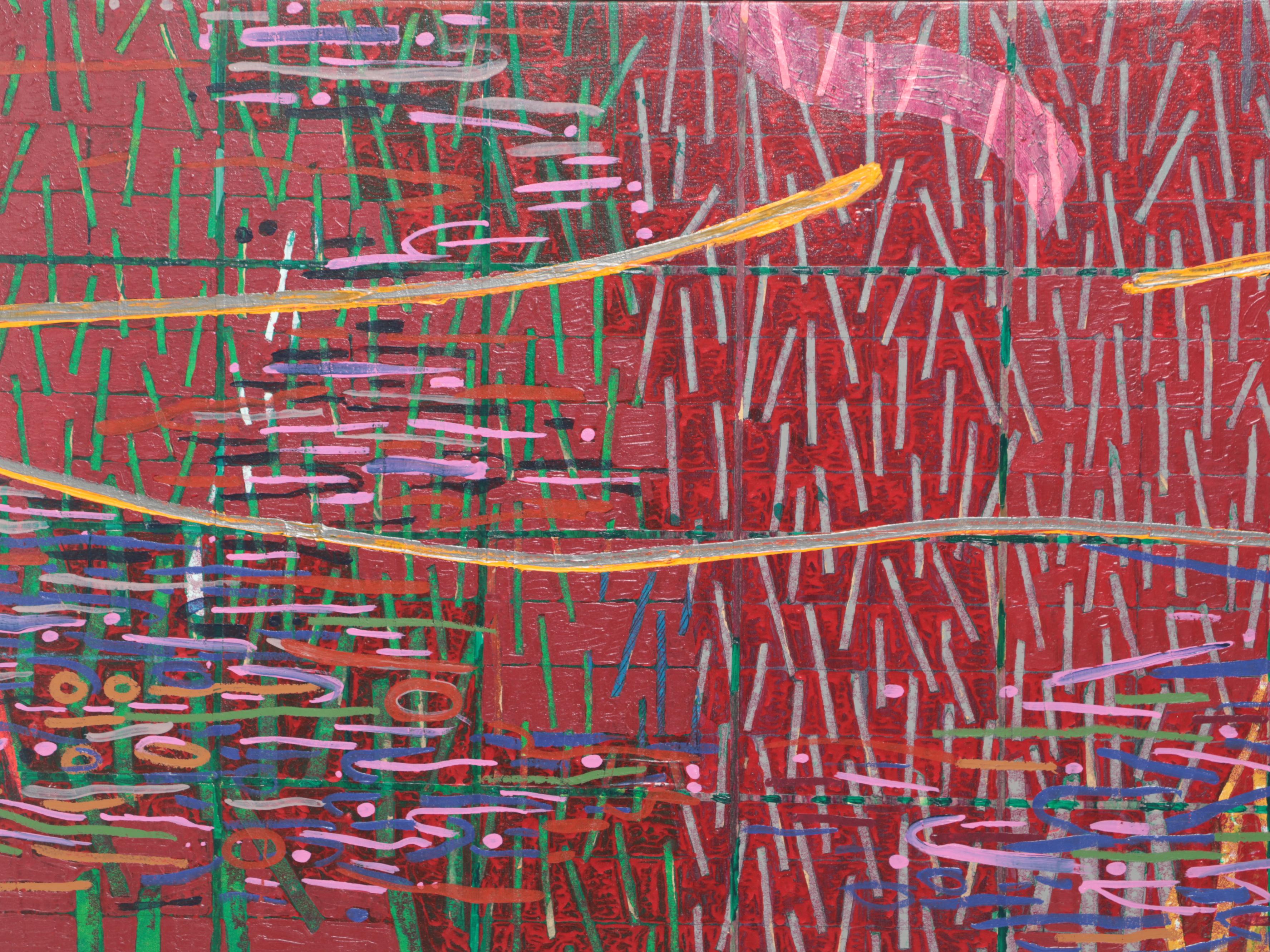 Frank Herrmann Large-Scale Acrylic Painting "PVC Riverview 4," 1977 | EBTH