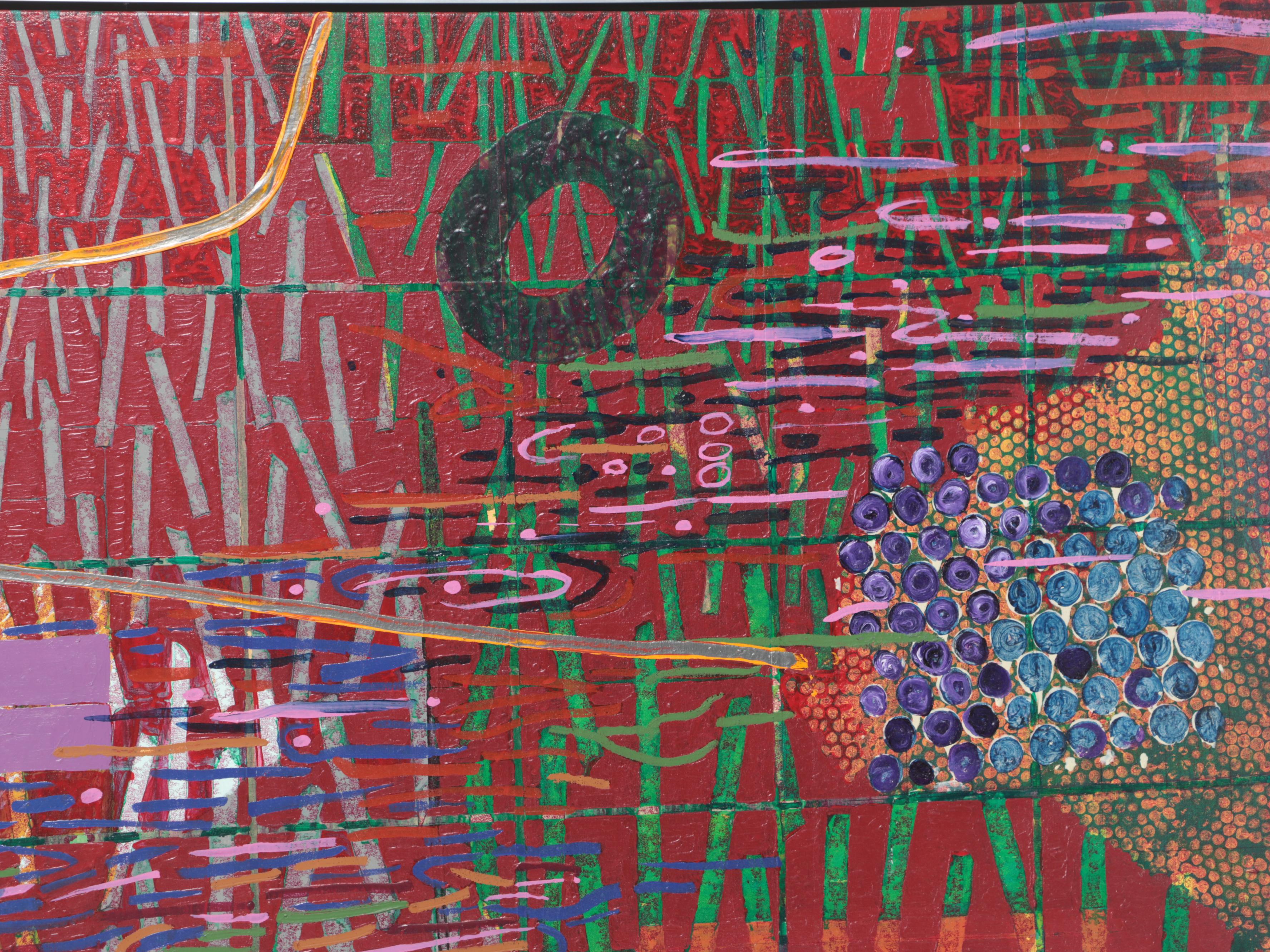 Frank Herrmann Large-Scale Acrylic Painting "PVC Riverview 4," 1977 | EBTH