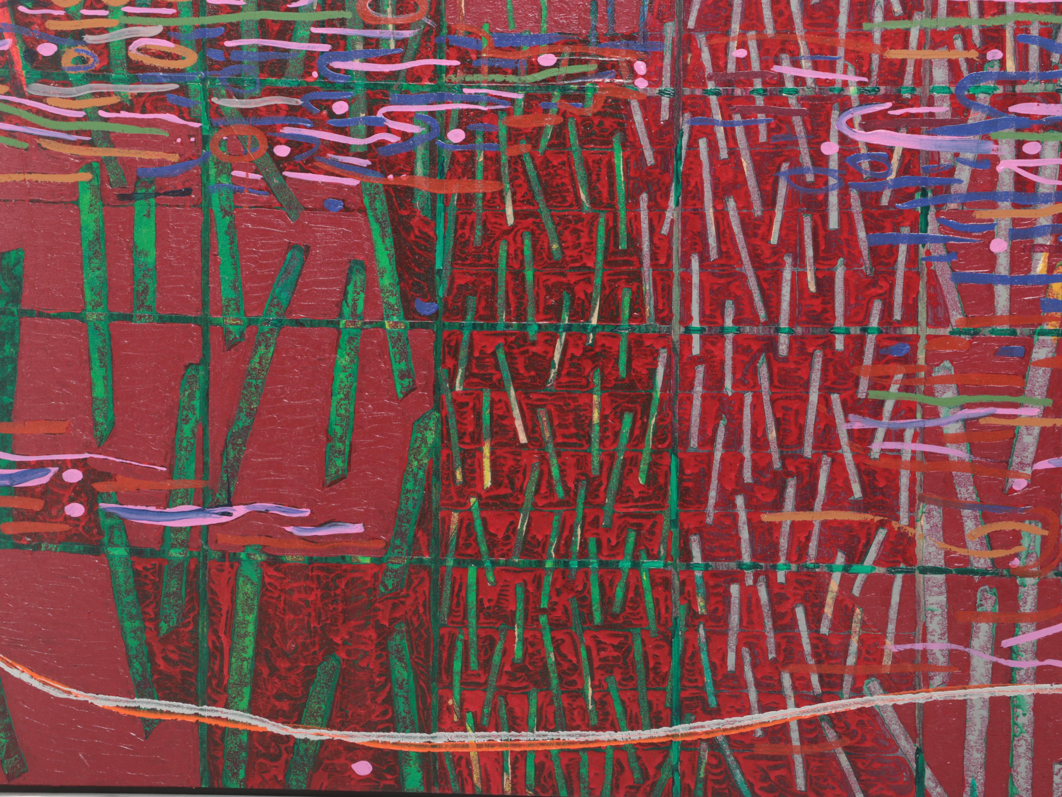 Frank Herrmann Large-Scale Acrylic Painting "PVC Riverview 4," 1977 | EBTH