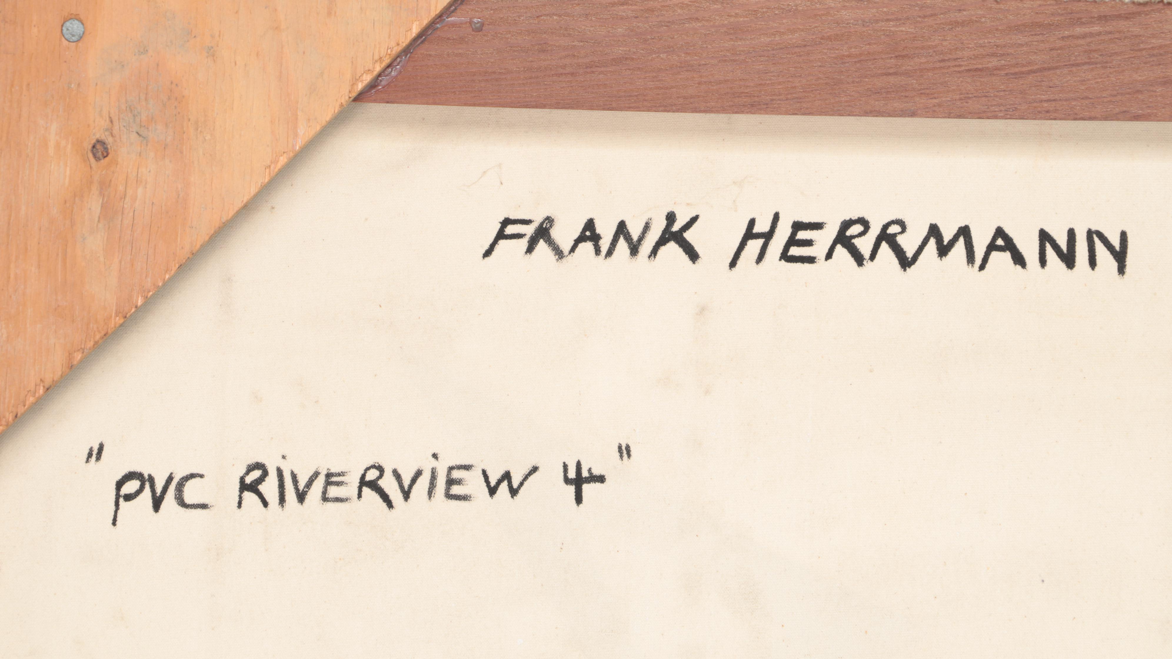 Frank Herrmann Large-Scale Acrylic Painting "PVC Riverview 4," 1977 | EBTH