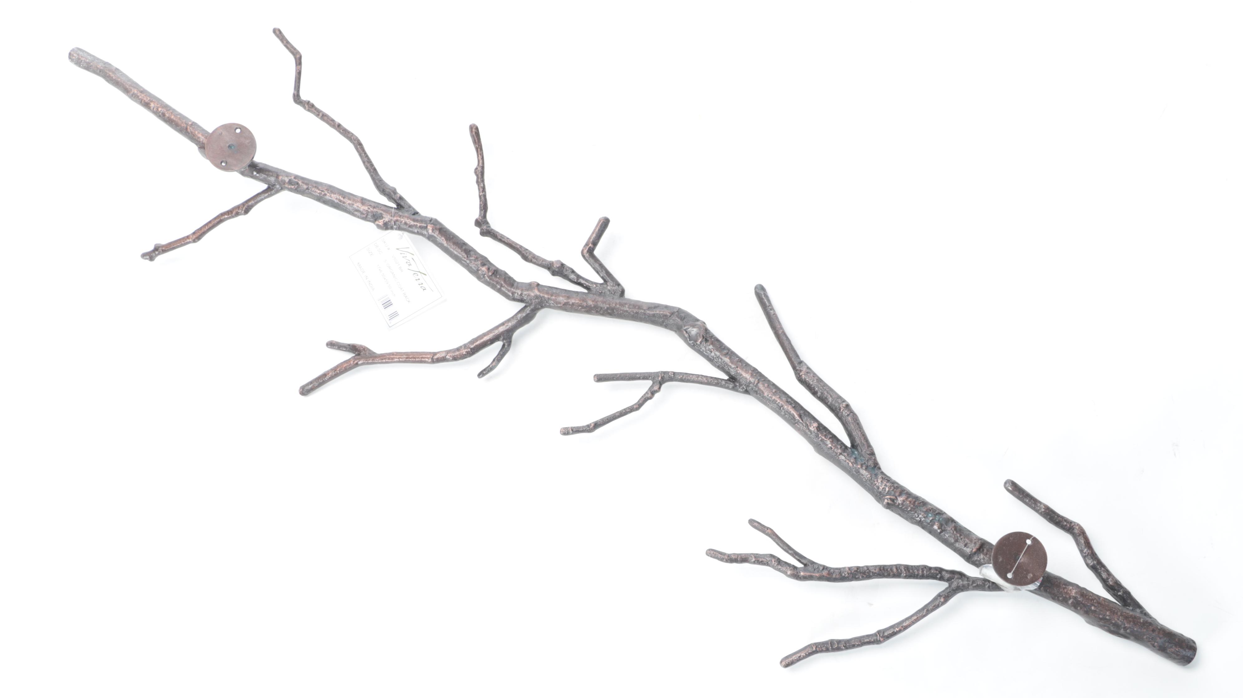 Viva Terra 5' Metal Tree Branch Wall Mounted Coat Rack | EBTH