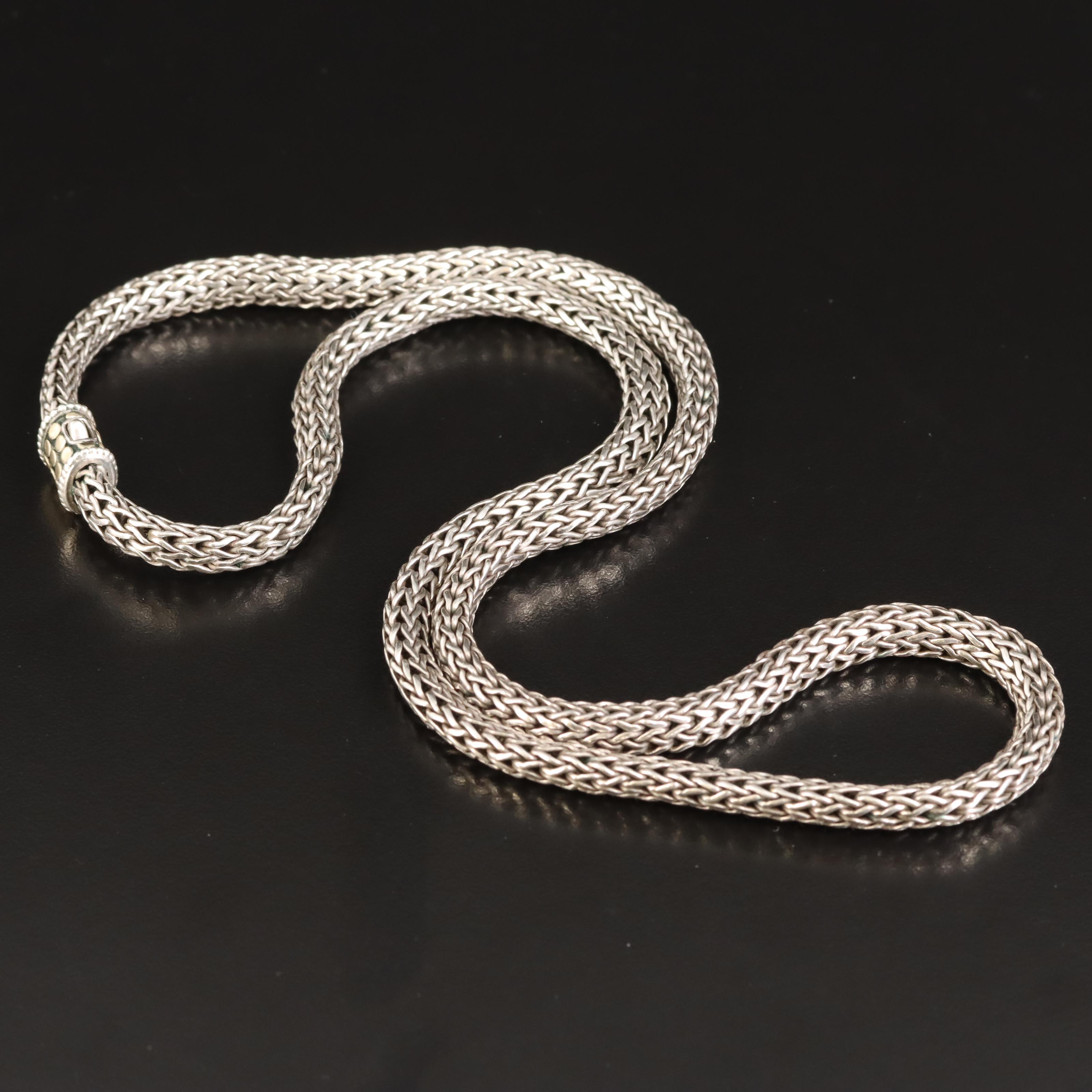 John Hardy Classic Necklace with 18K Accents | EBTH