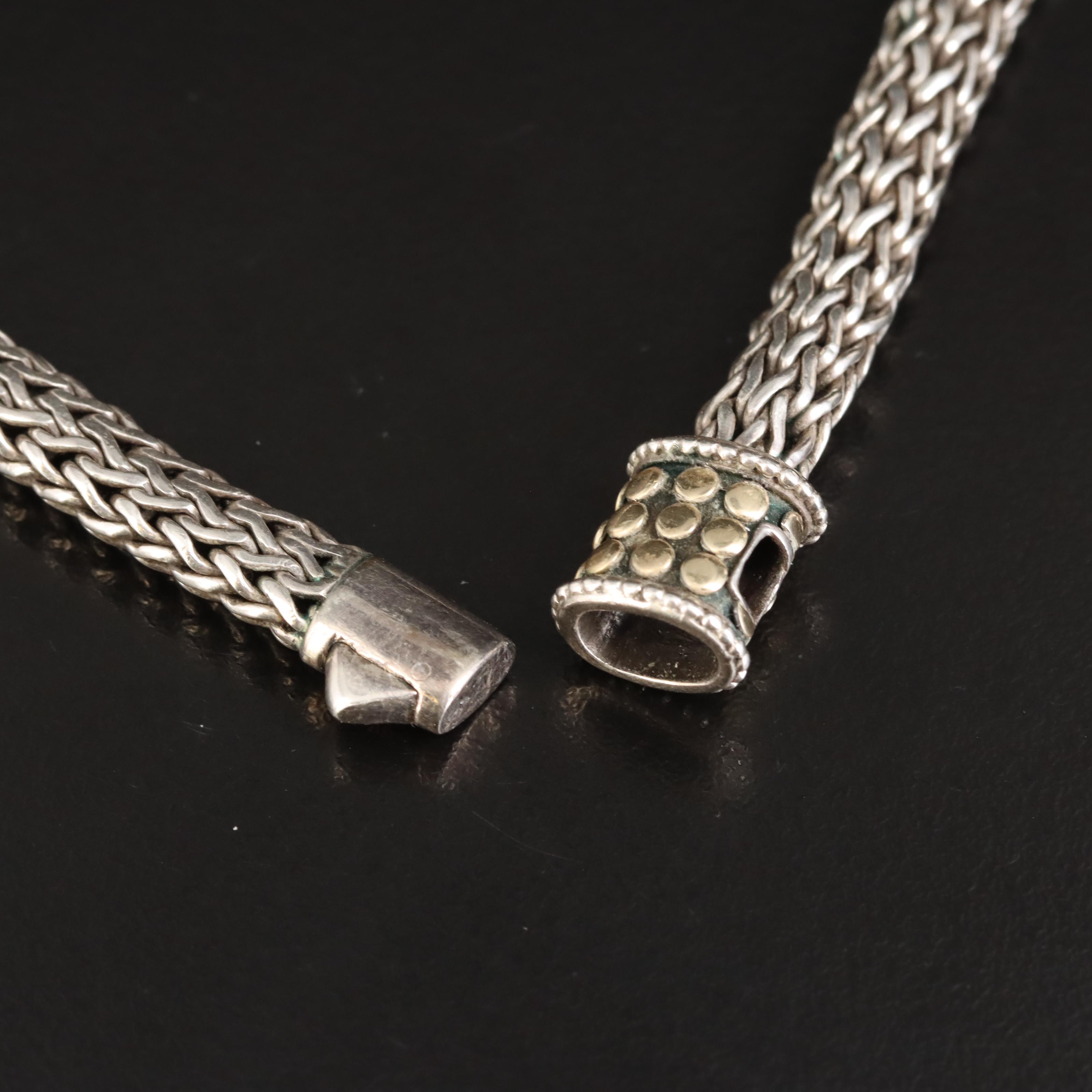 John Hardy Classic Necklace with 18K Accents | EBTH