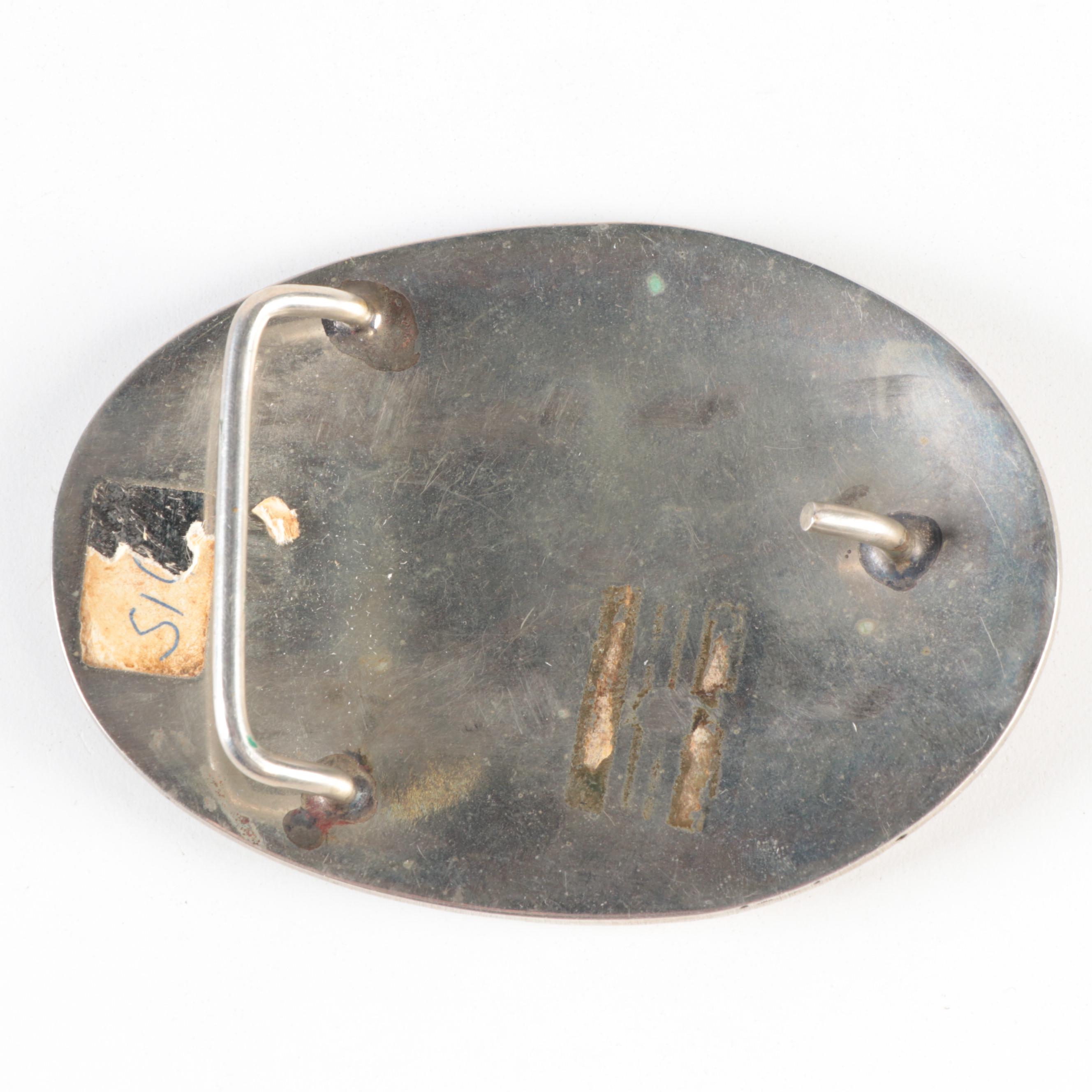 Enamel and Metal Award Design Metals Inc. and End Of Trail Belt Buckles ...