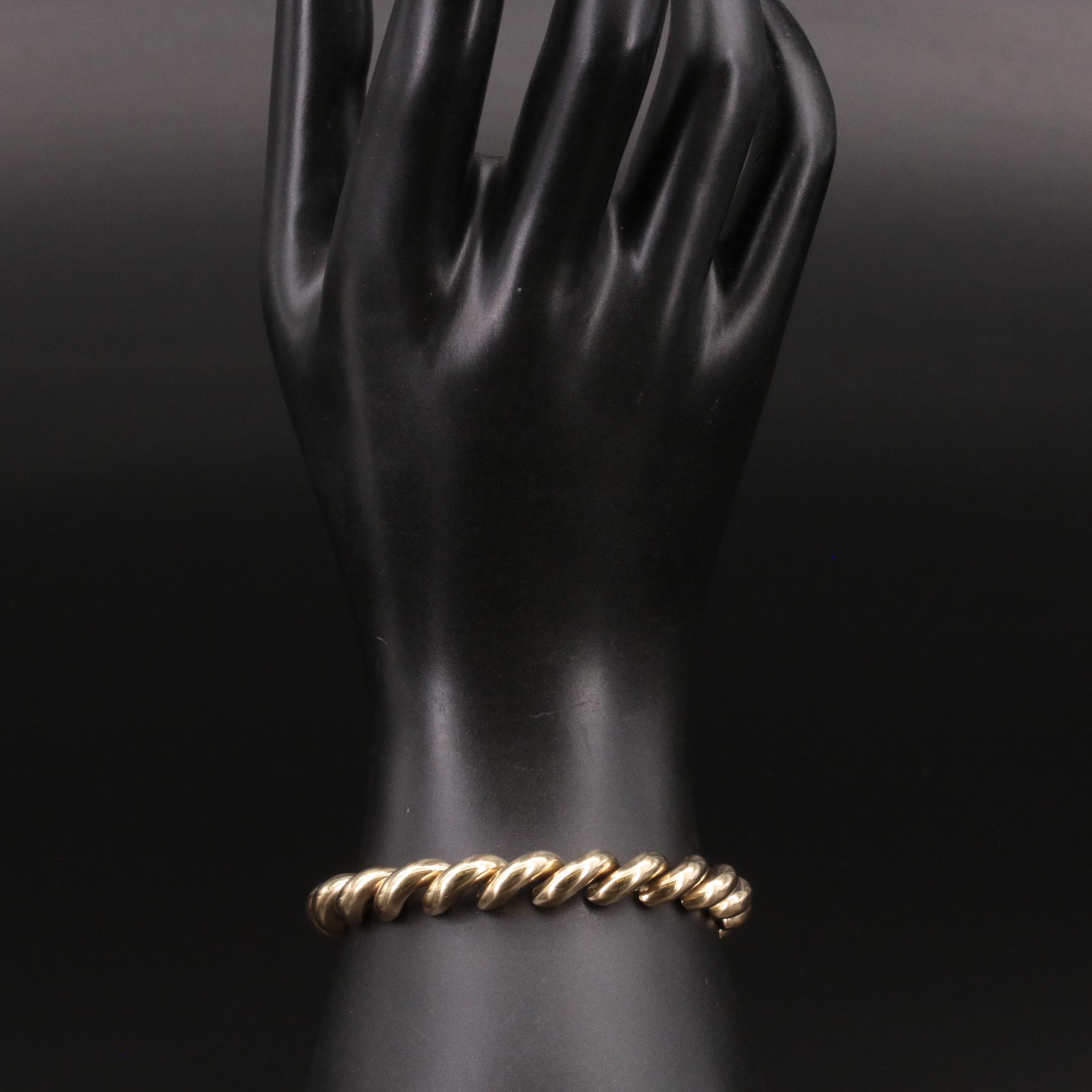 Italian 14K San Marco Bracelet | EBTH