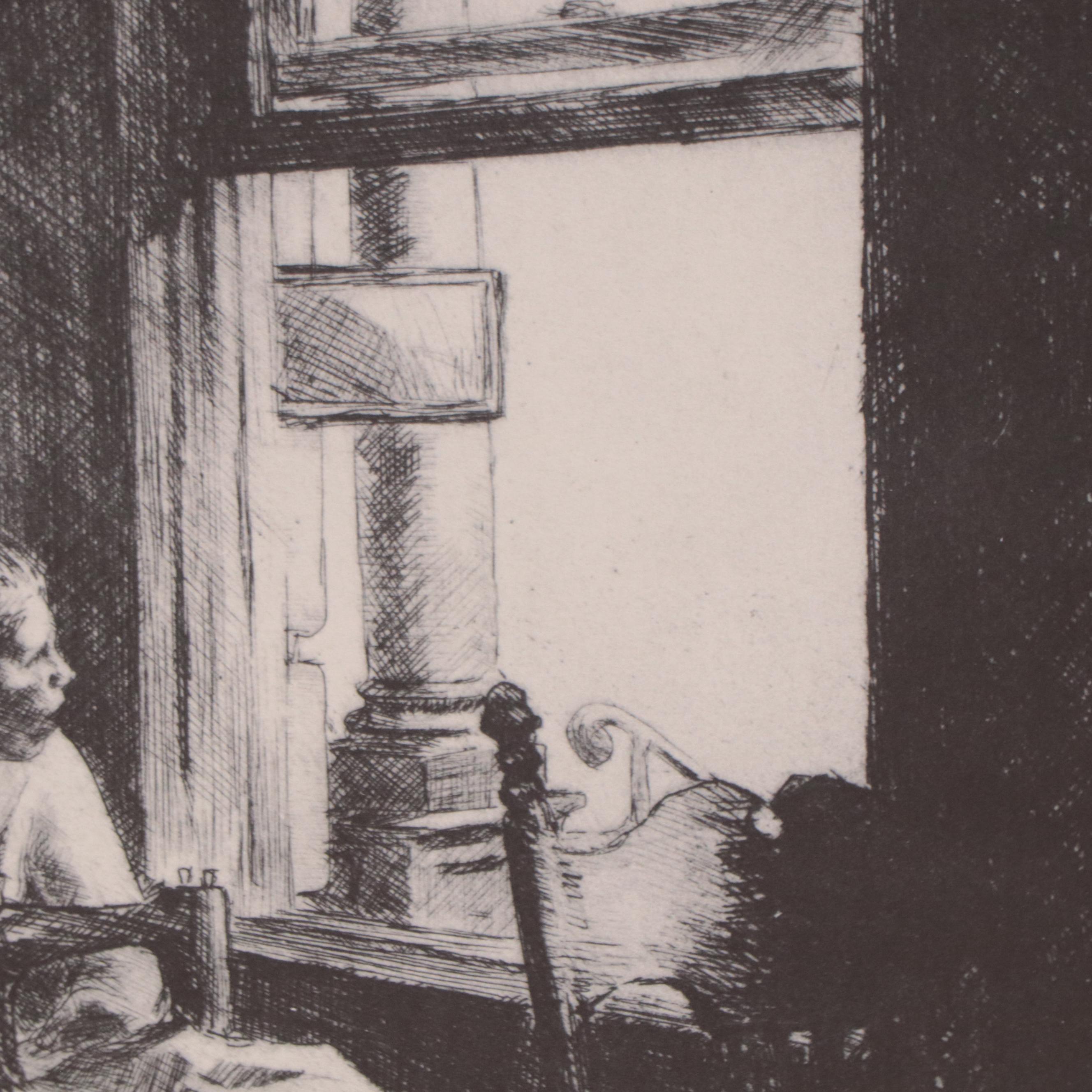 Offset Lithograph After Edward Hopper "East Side Interior," Circa 2000 ...
