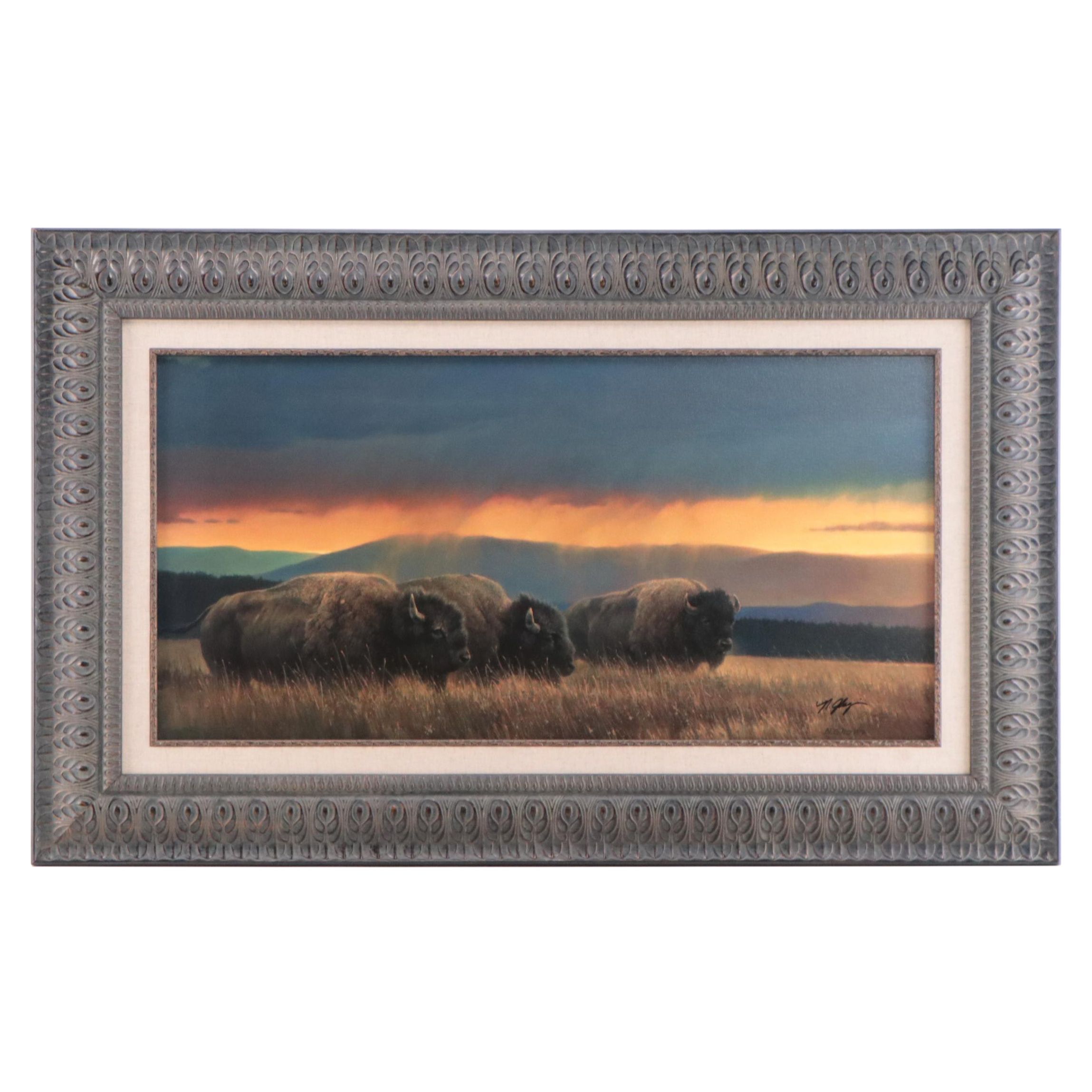 Nancy Glazier Offset Lithograph "Western Skies," 2002 | EBTH