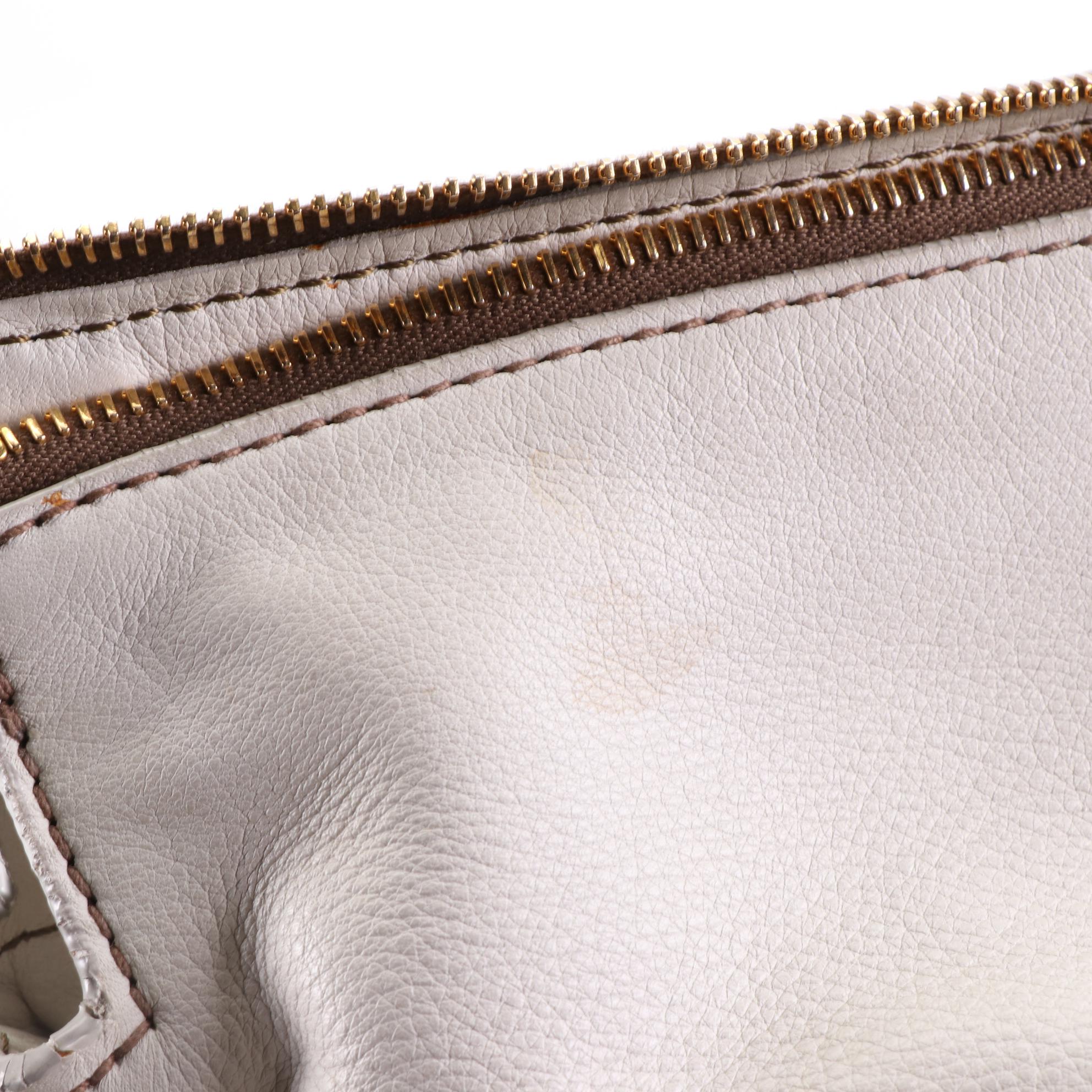 Miu Miu Large Bow Foldover Two-Way Bag in Grained Leather | EBTH