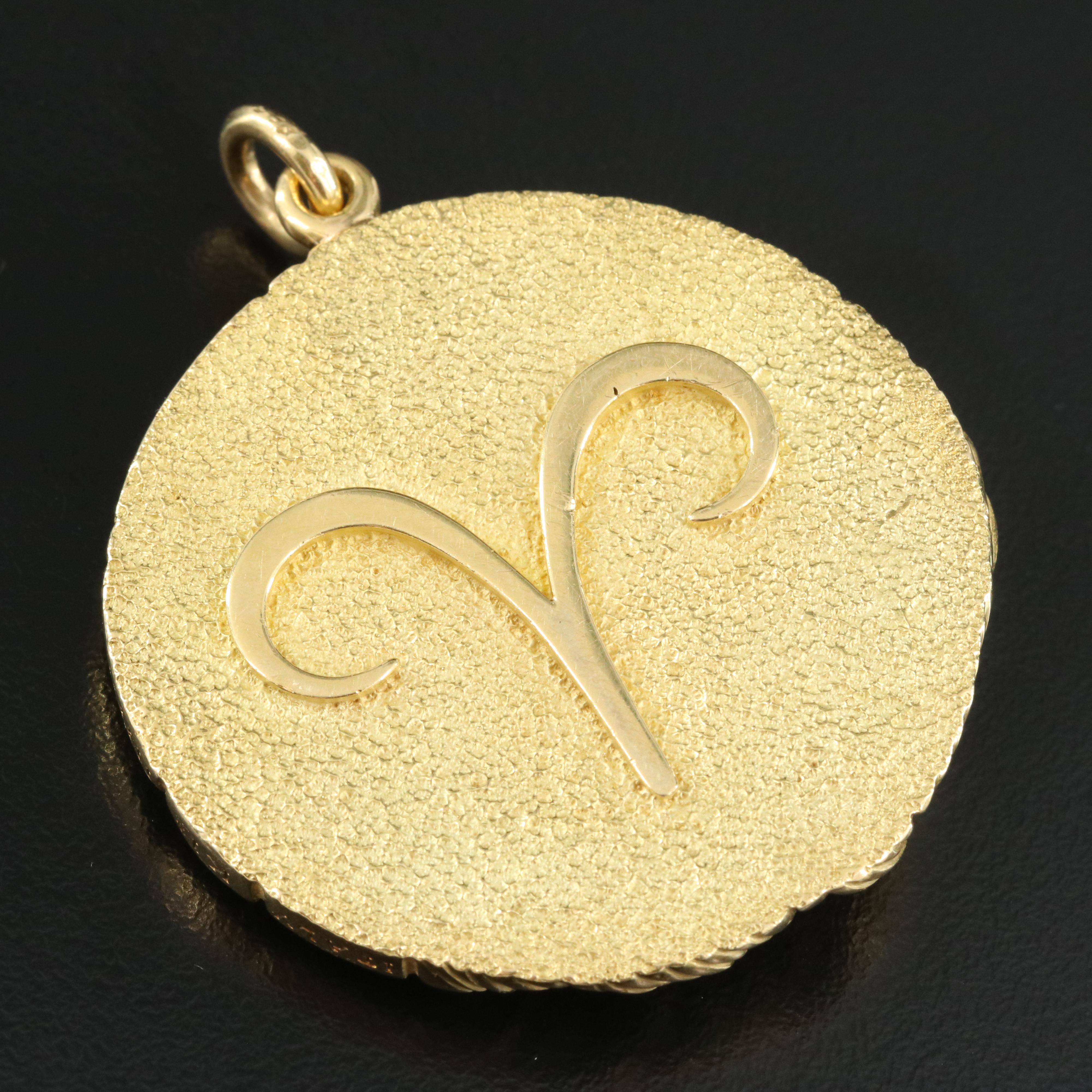 Tiffany & Co. 18K Aries Medallion Pendant | EBTH