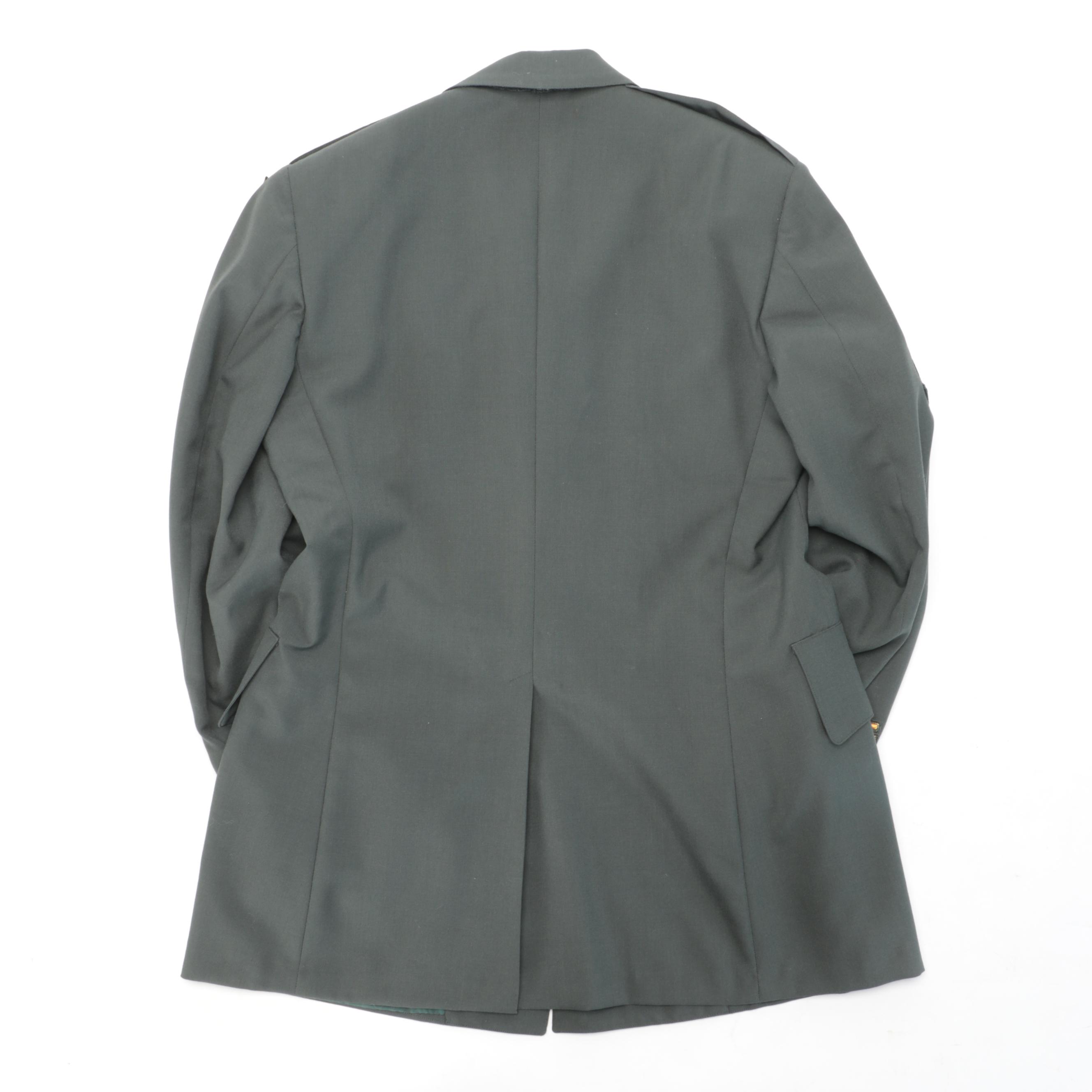 Vietnam Era U. S. Army Dress Green Uniform Jacket with Ribbons and ...