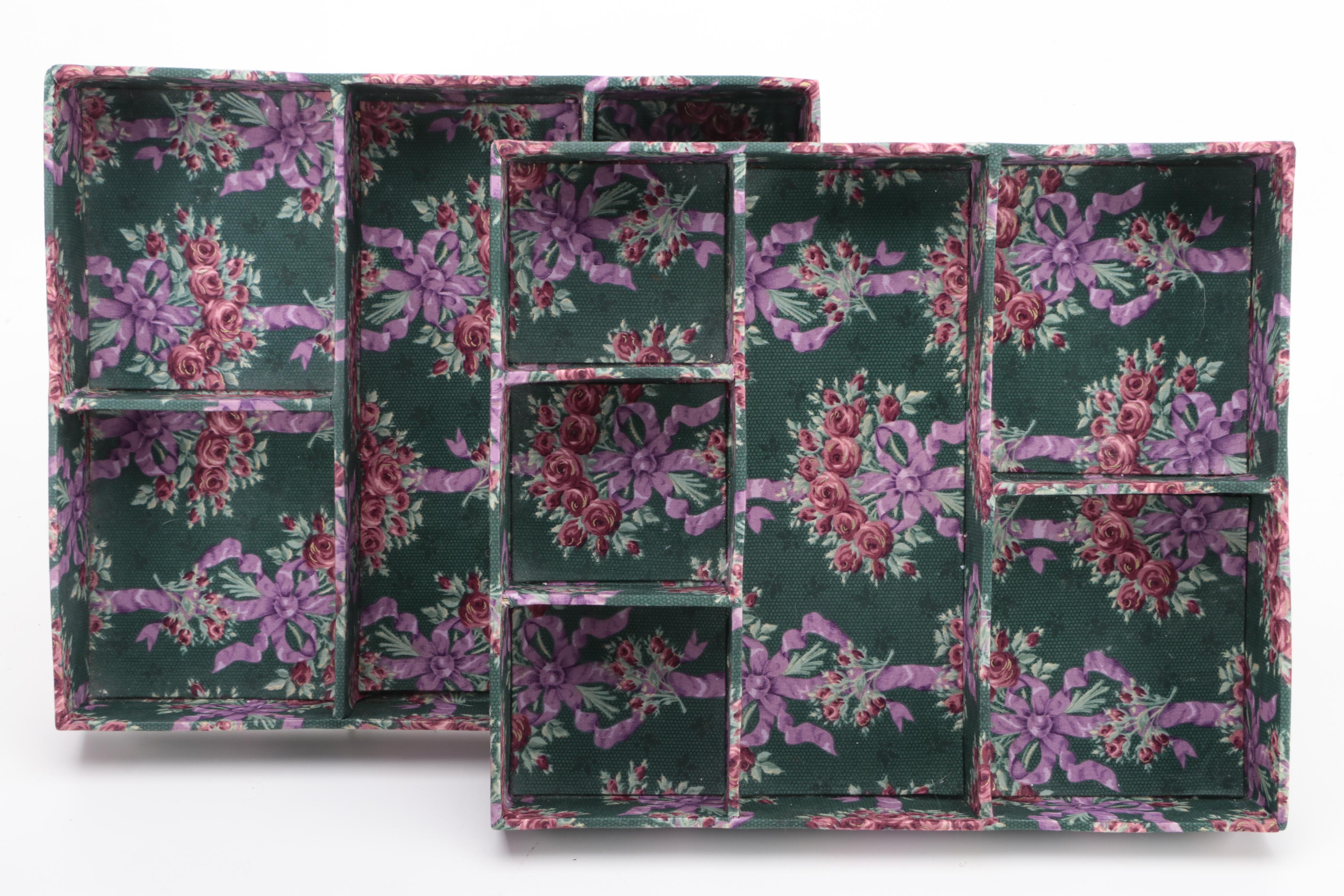Fabric Covered Cardboard Drawer Organizers | EBTH