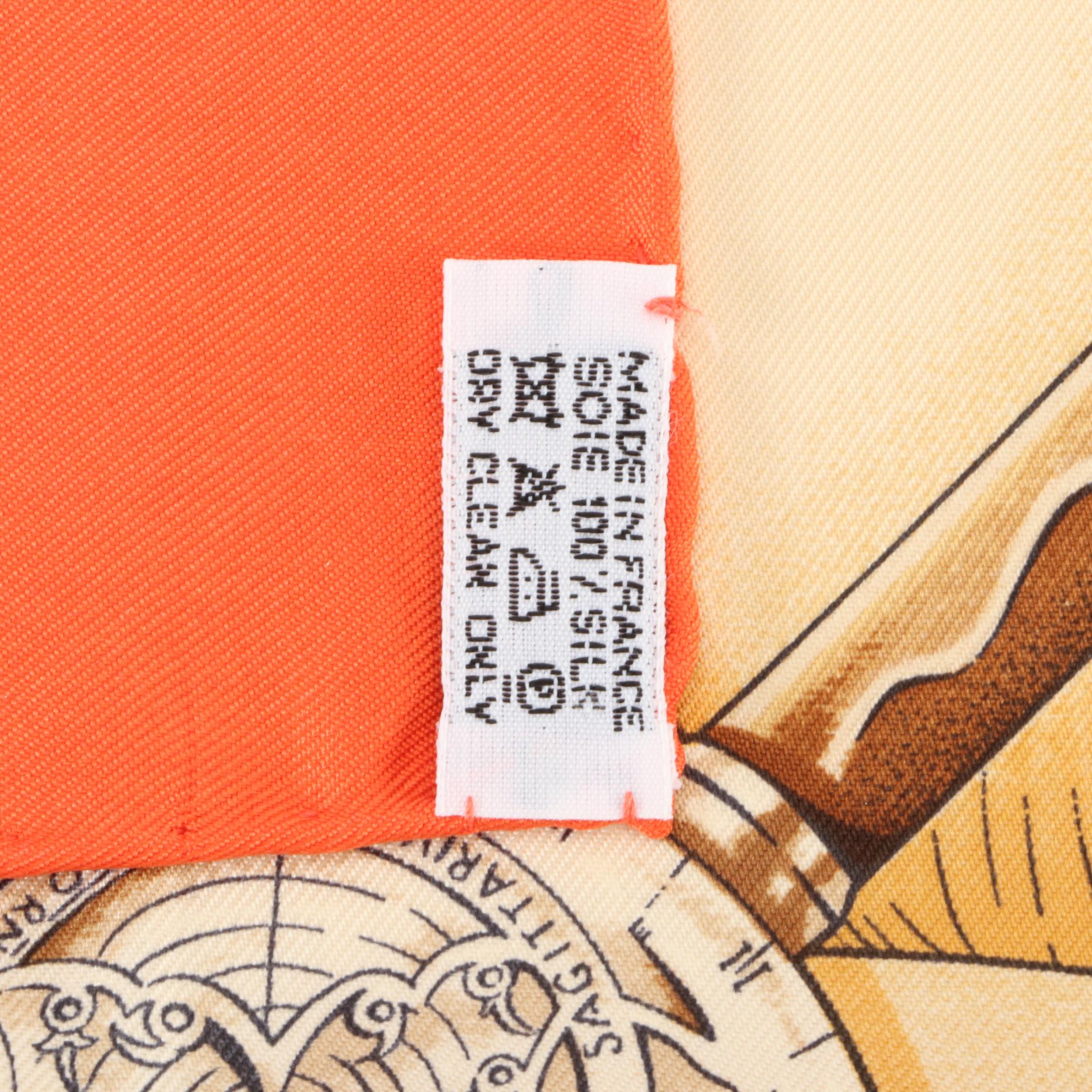 Hermès ''Vive le Vent" Scarf 90 in Silk Twill | EBTH