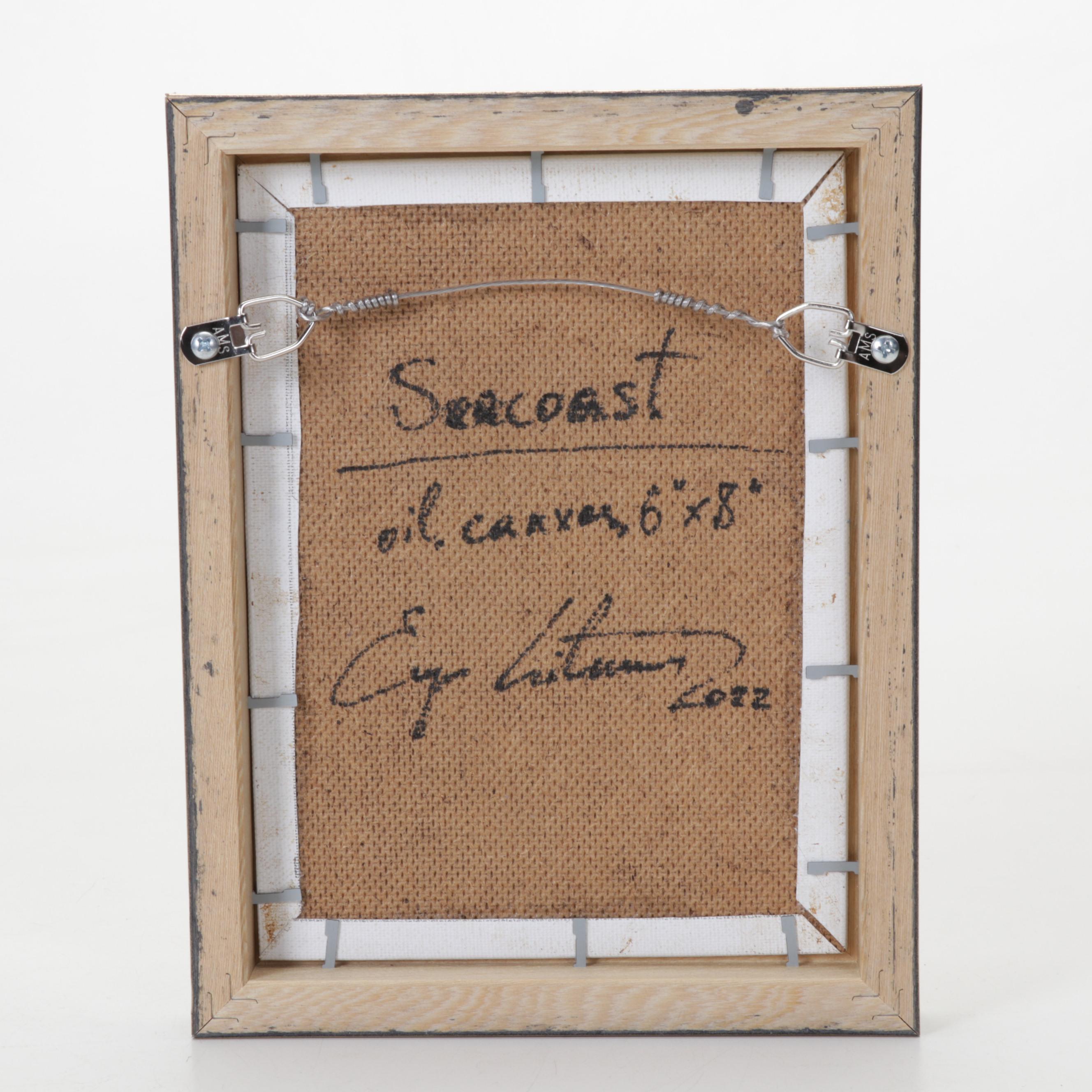 Jevgenijus Litvinas Oil Painting "Seacoast," 2022 | EBTH