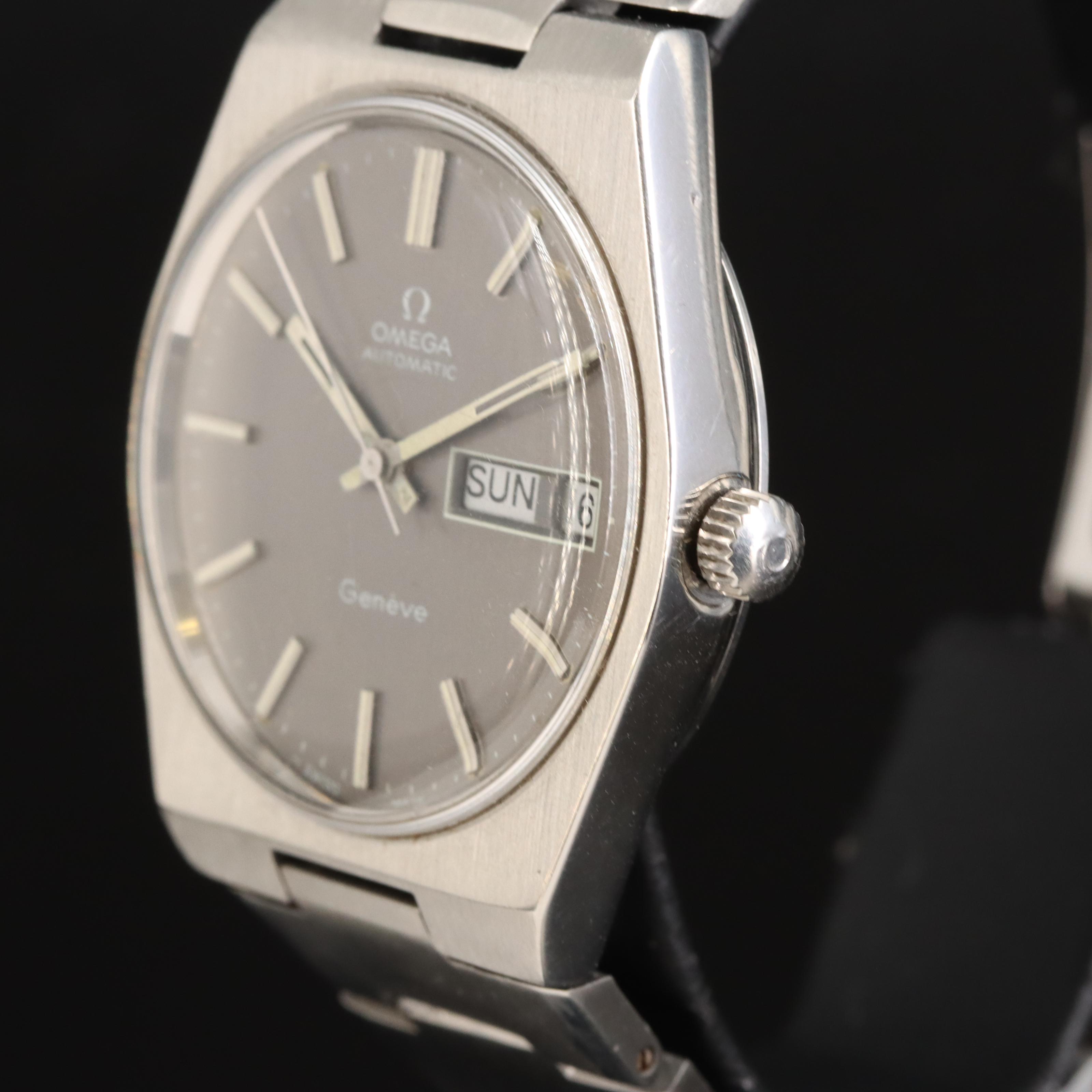 1972 Omega Day - Date Stainless Steel Wristwatch | EBTH