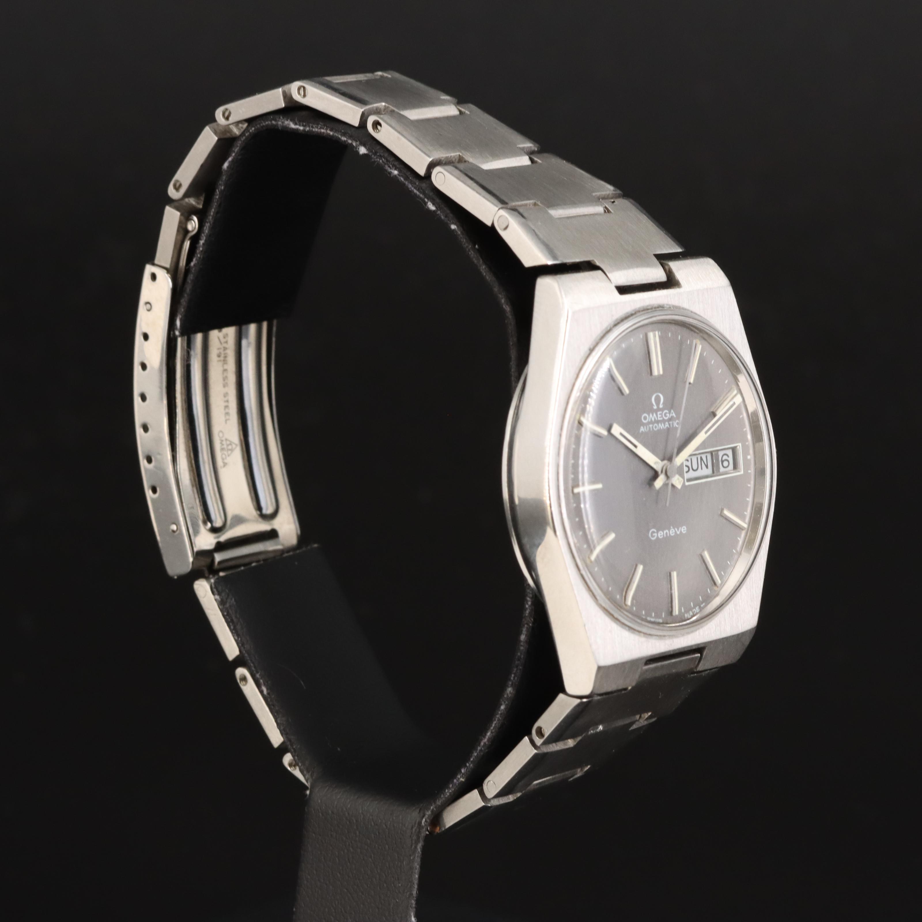 1972 Omega Day - Date Stainless Steel Wristwatch | EBTH