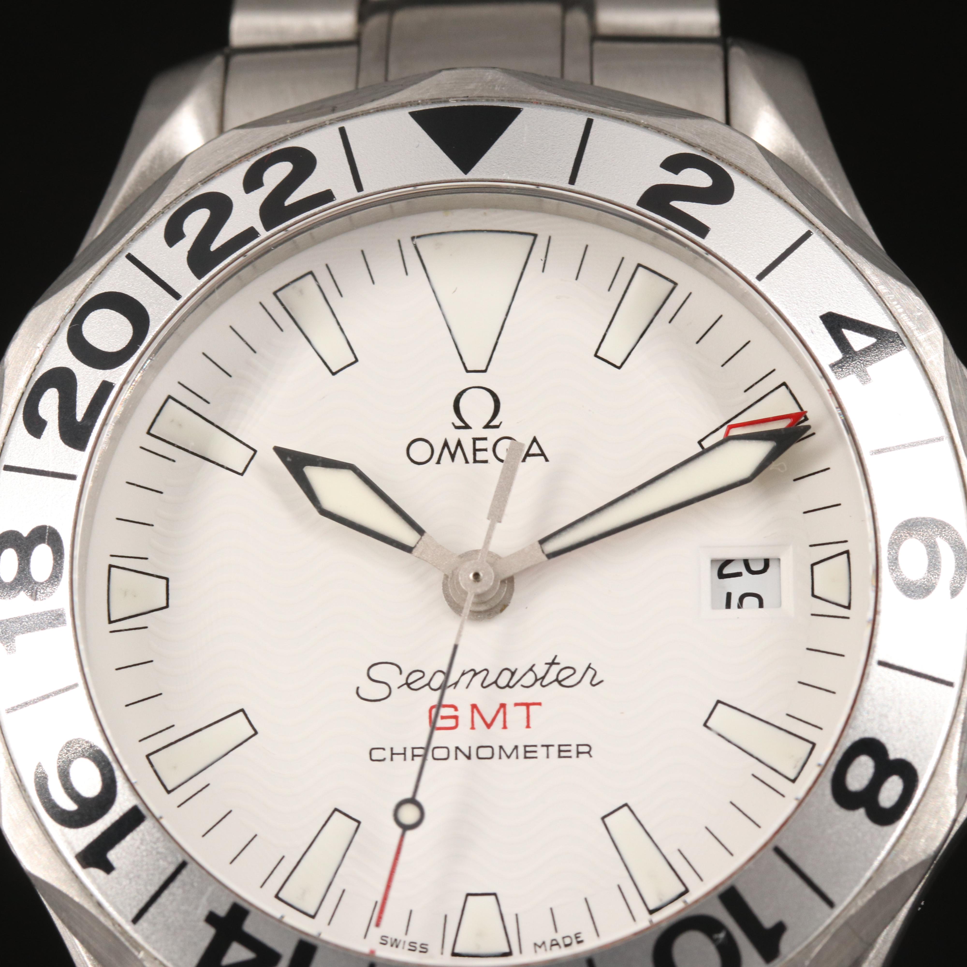 2006 Omega Seamaster GMT Stainless Steel Wristwatch | EBTH