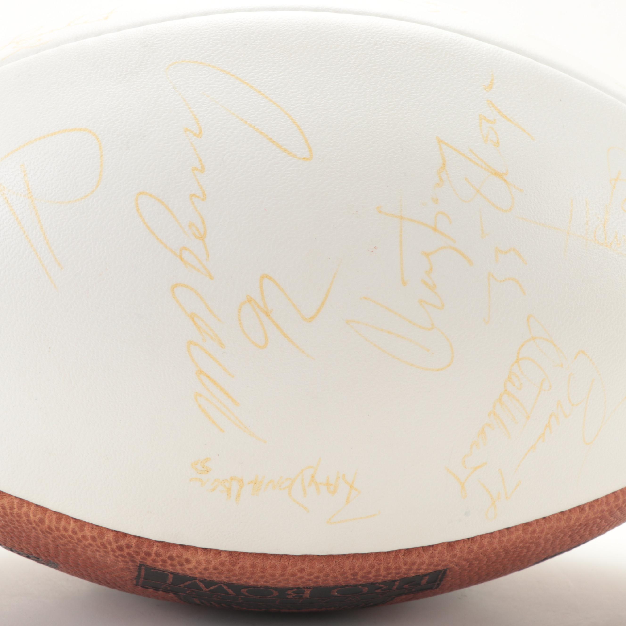 28 Signed Official NFL 1990 Pro Bowl Football With Long, Dickerson ...