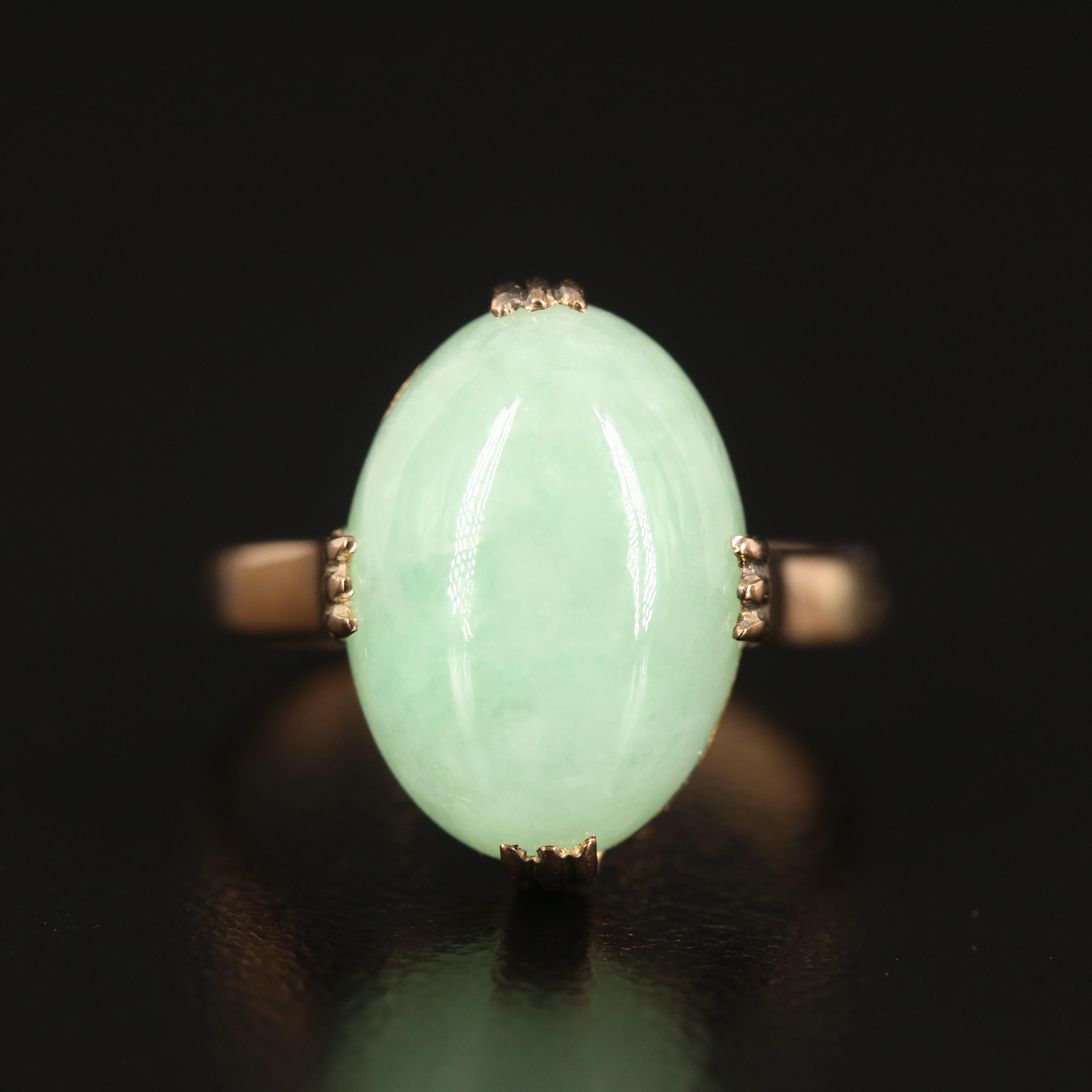 14K Jadeite Ring | EBTH