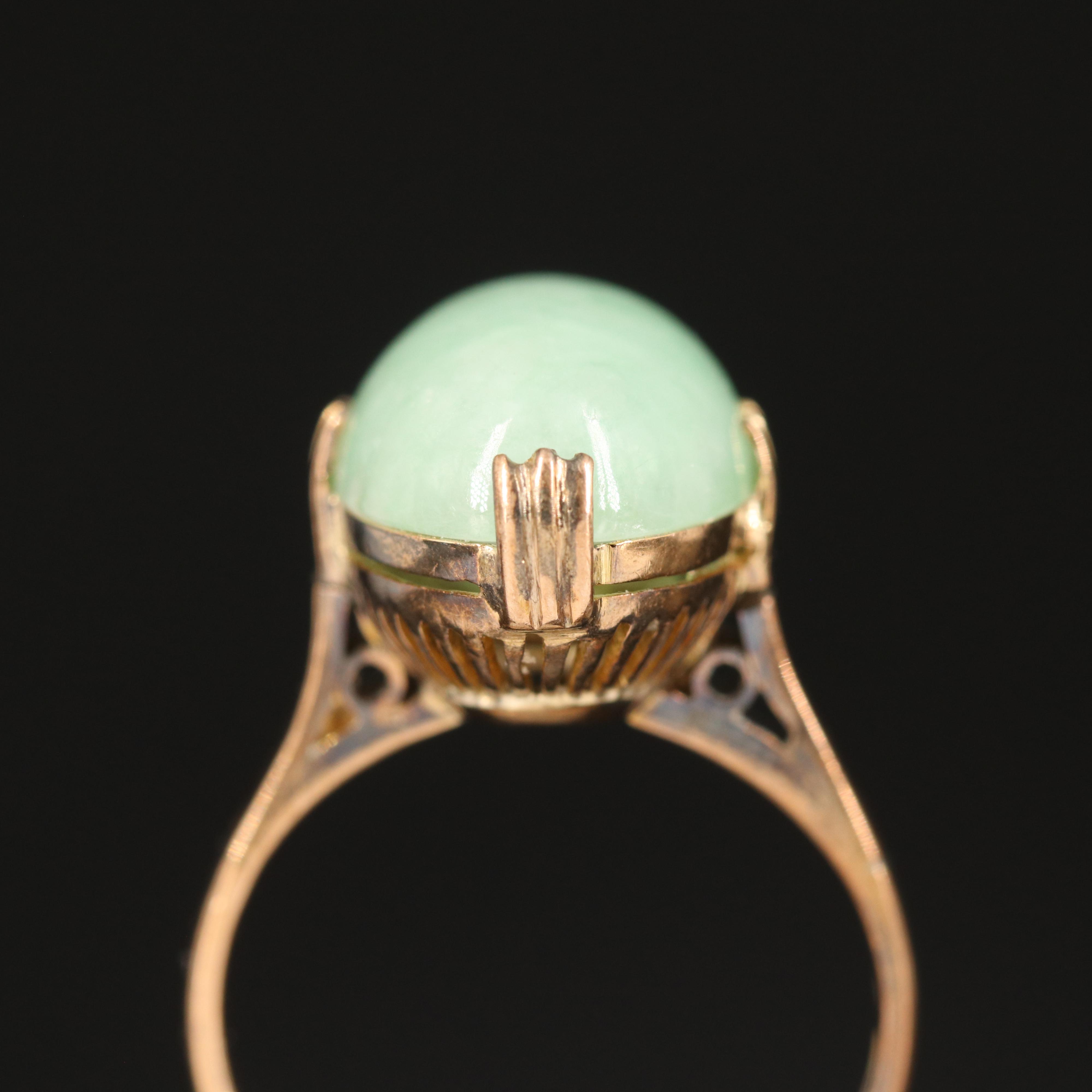 14K Jadeite Ring | EBTH