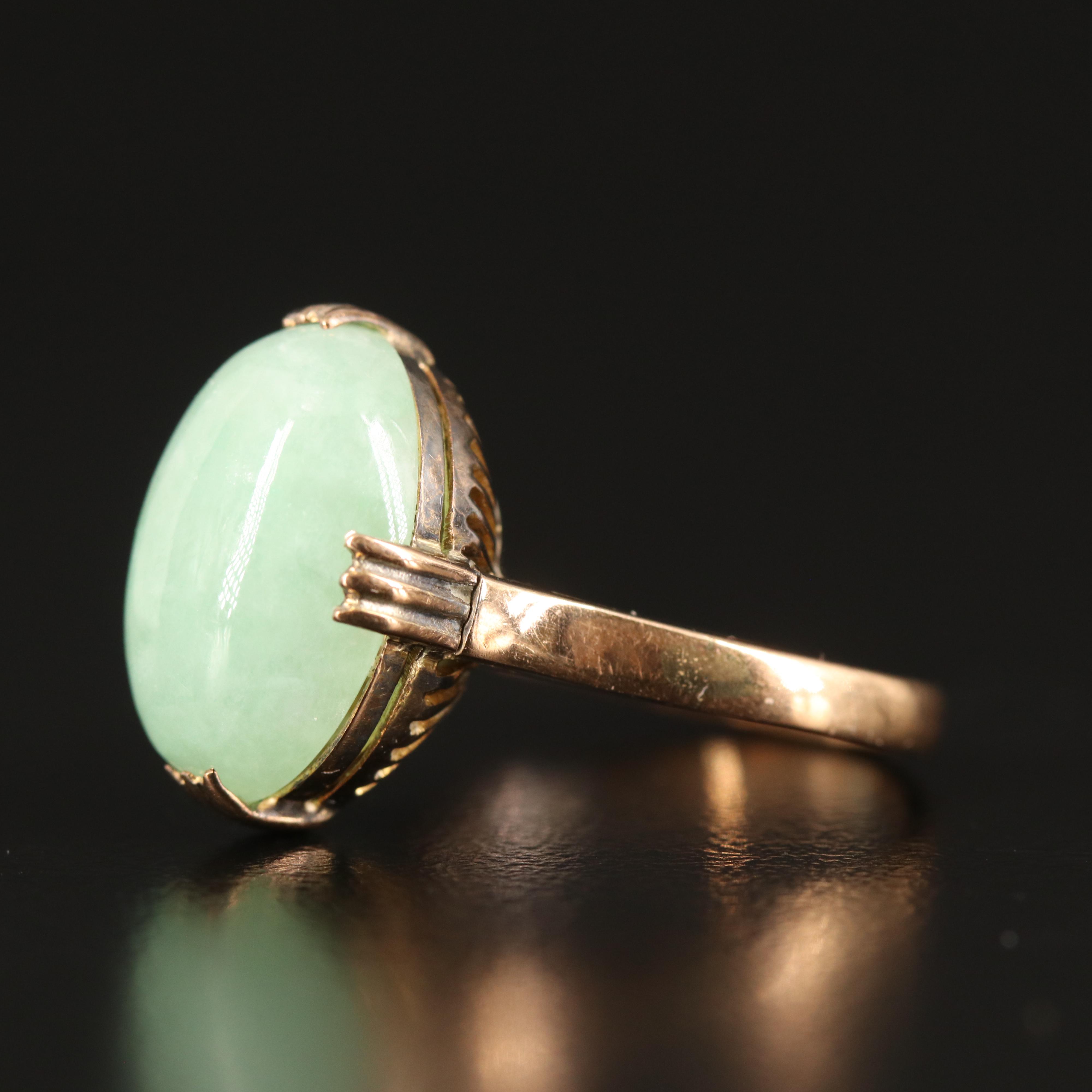 14K Jadeite Ring | EBTH