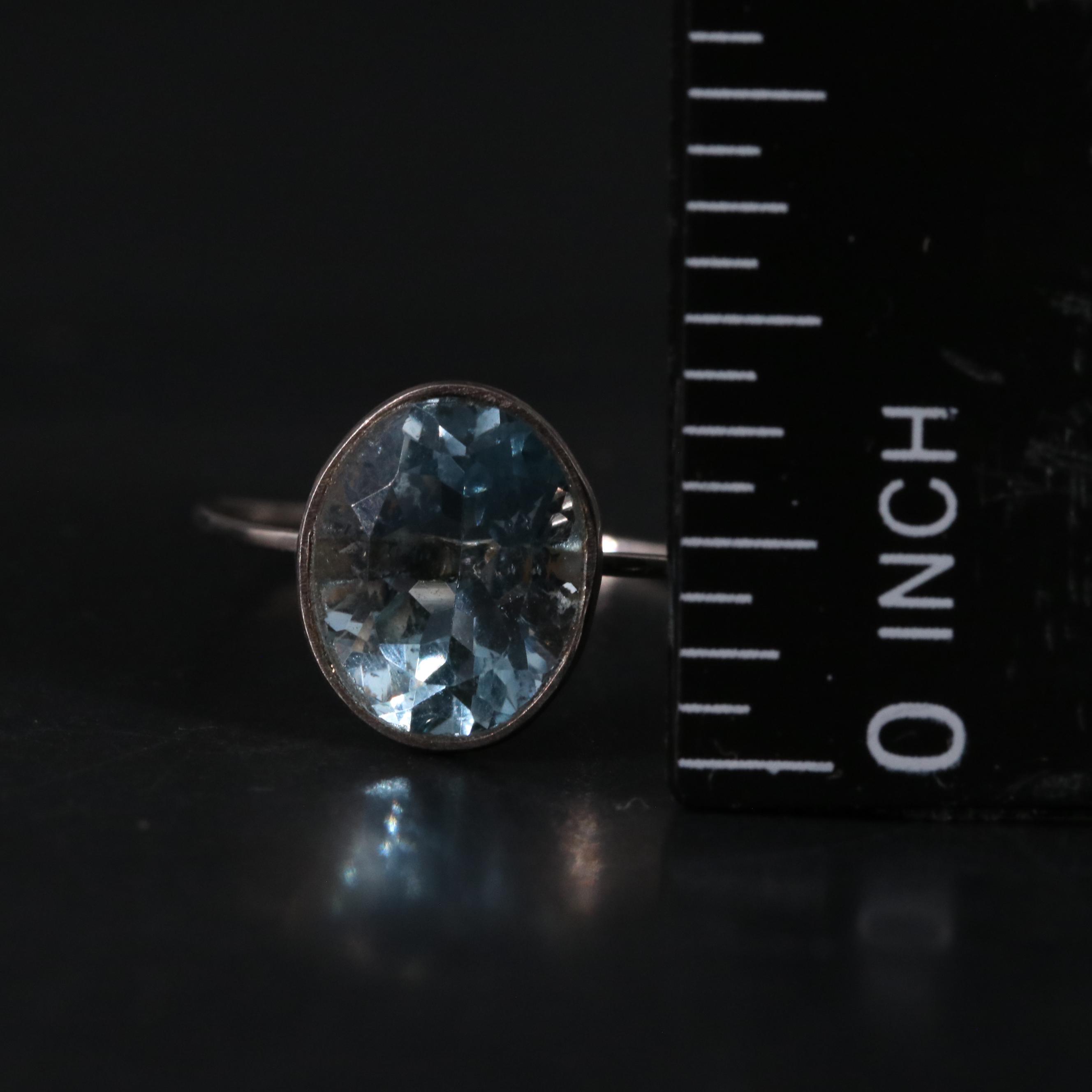 10K Blue Topaz Ring | EBTH