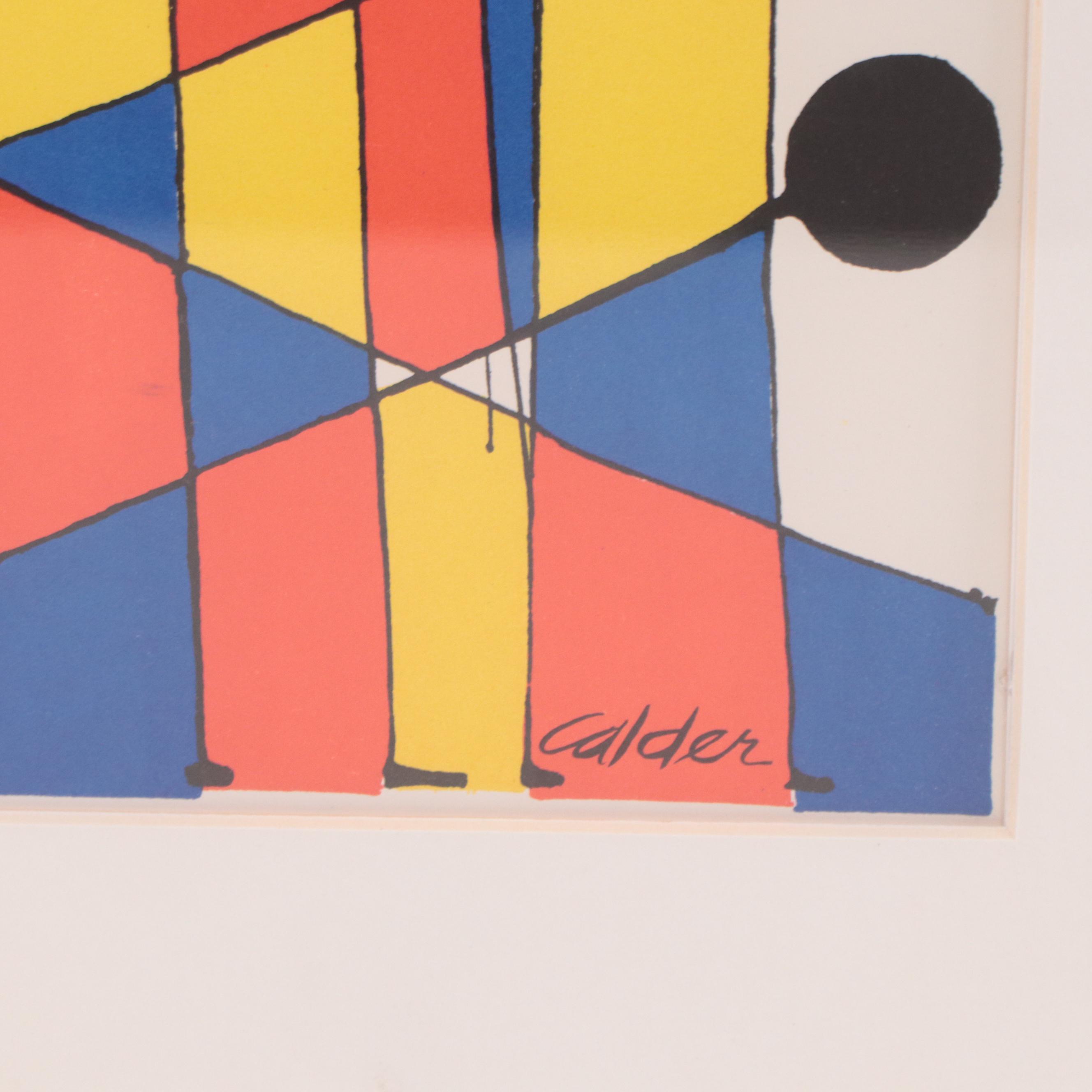 Alexander Calder Abstract Lithograph "Balloons" | EBTH