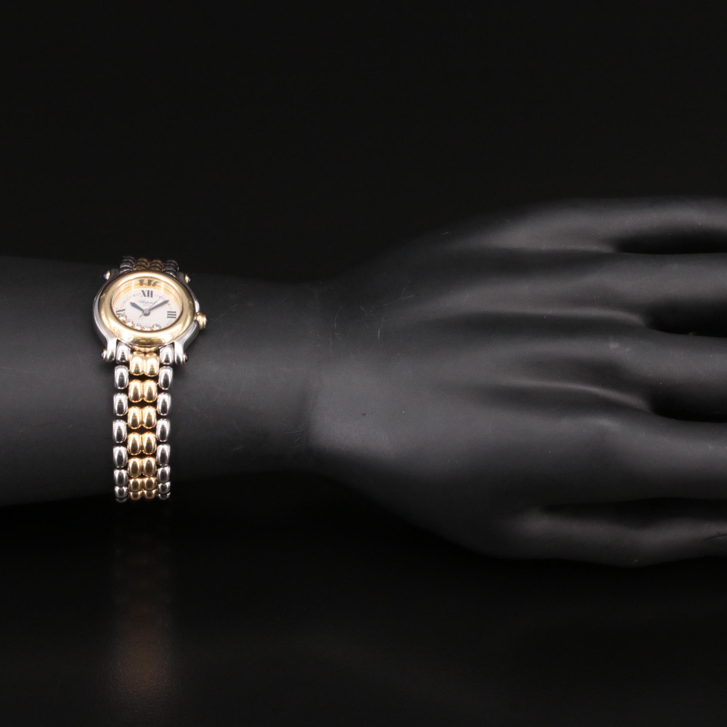 Chopard Happy Sport Two-Tone Diamond Wristwatch | EBTH
