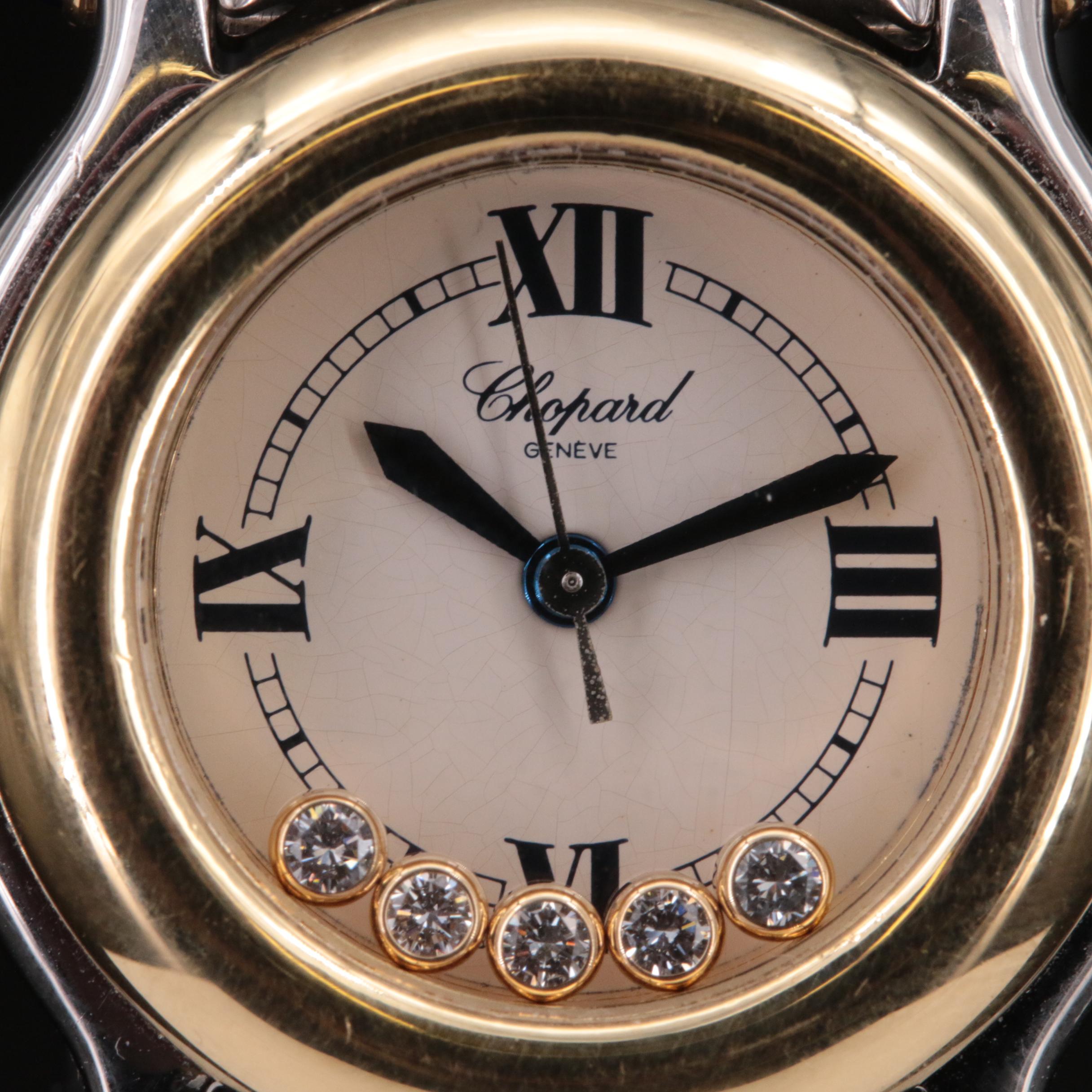 Chopard Happy Sport Two-Tone Diamond Wristwatch | EBTH