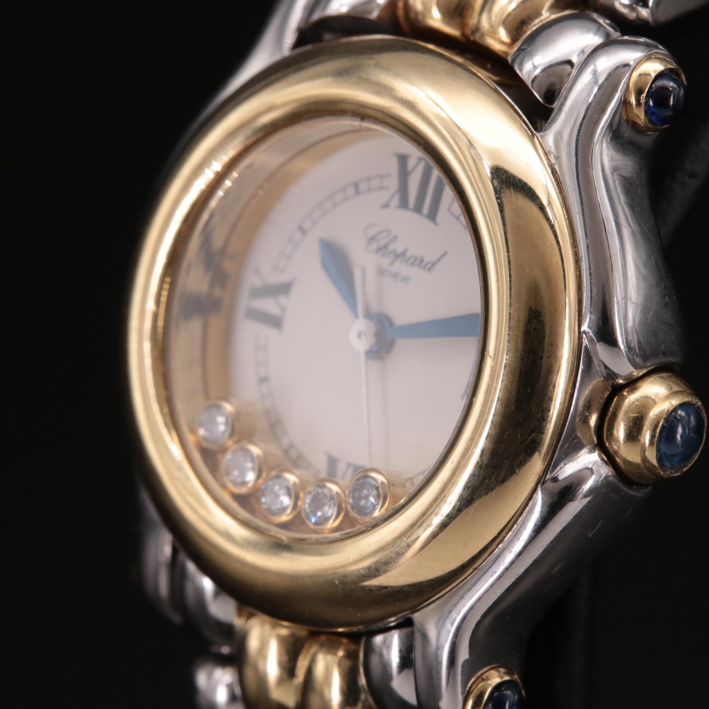 Chopard Happy Sport Two-Tone Diamond Wristwatch | EBTH