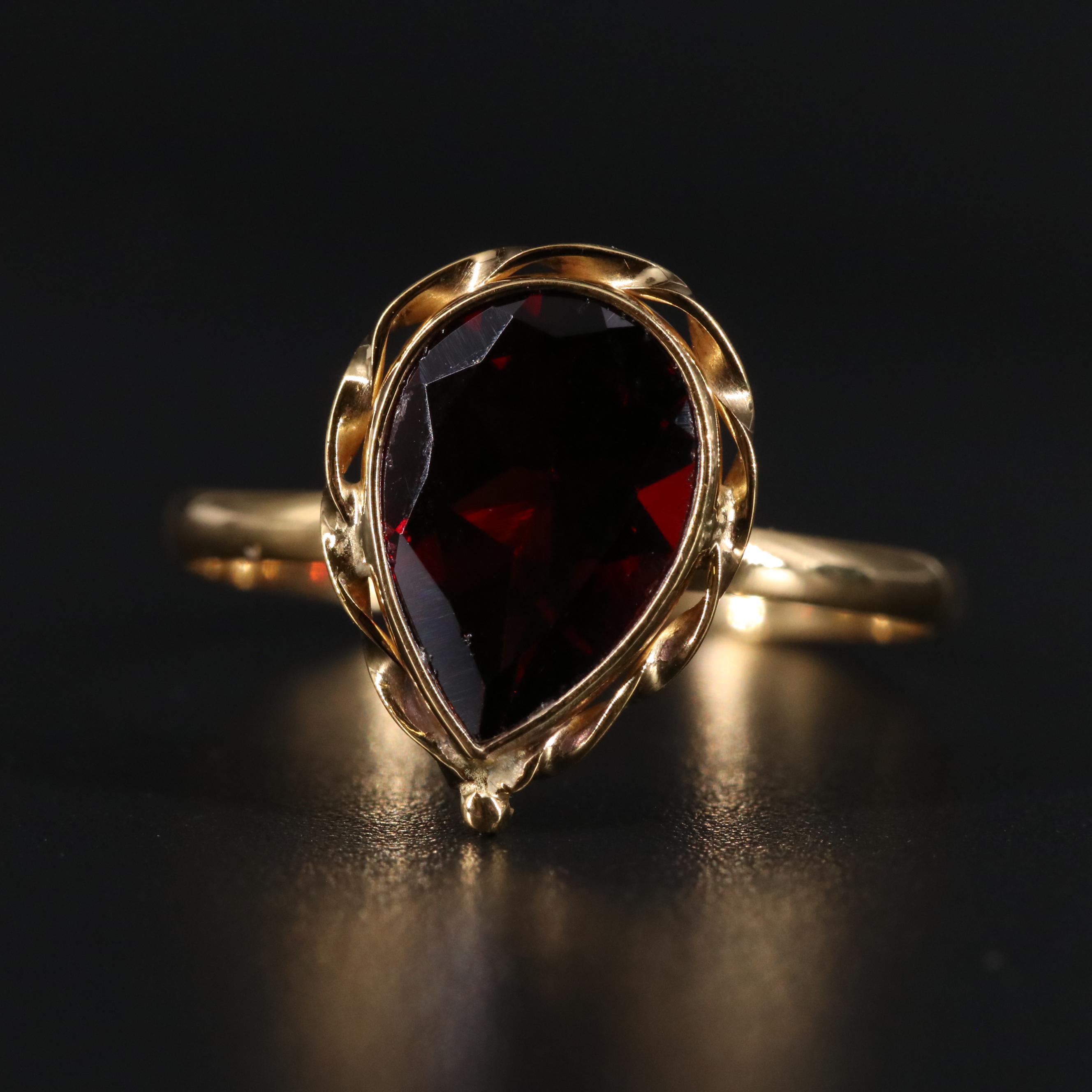 14K Garnet Ring | EBTH