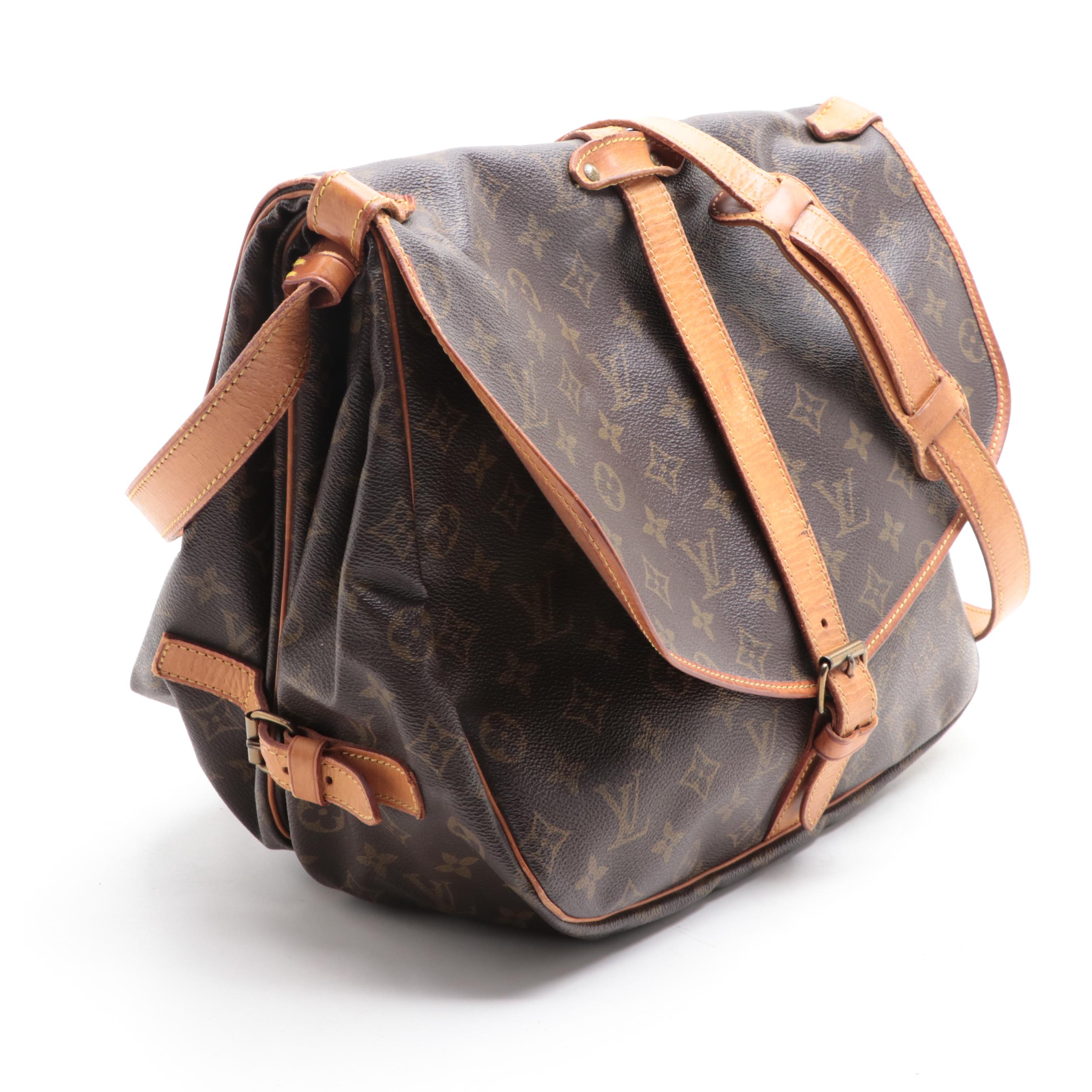 Louis Vuitton Samur 35 in Monogram Canvas and Vachetta Leather | EBTH