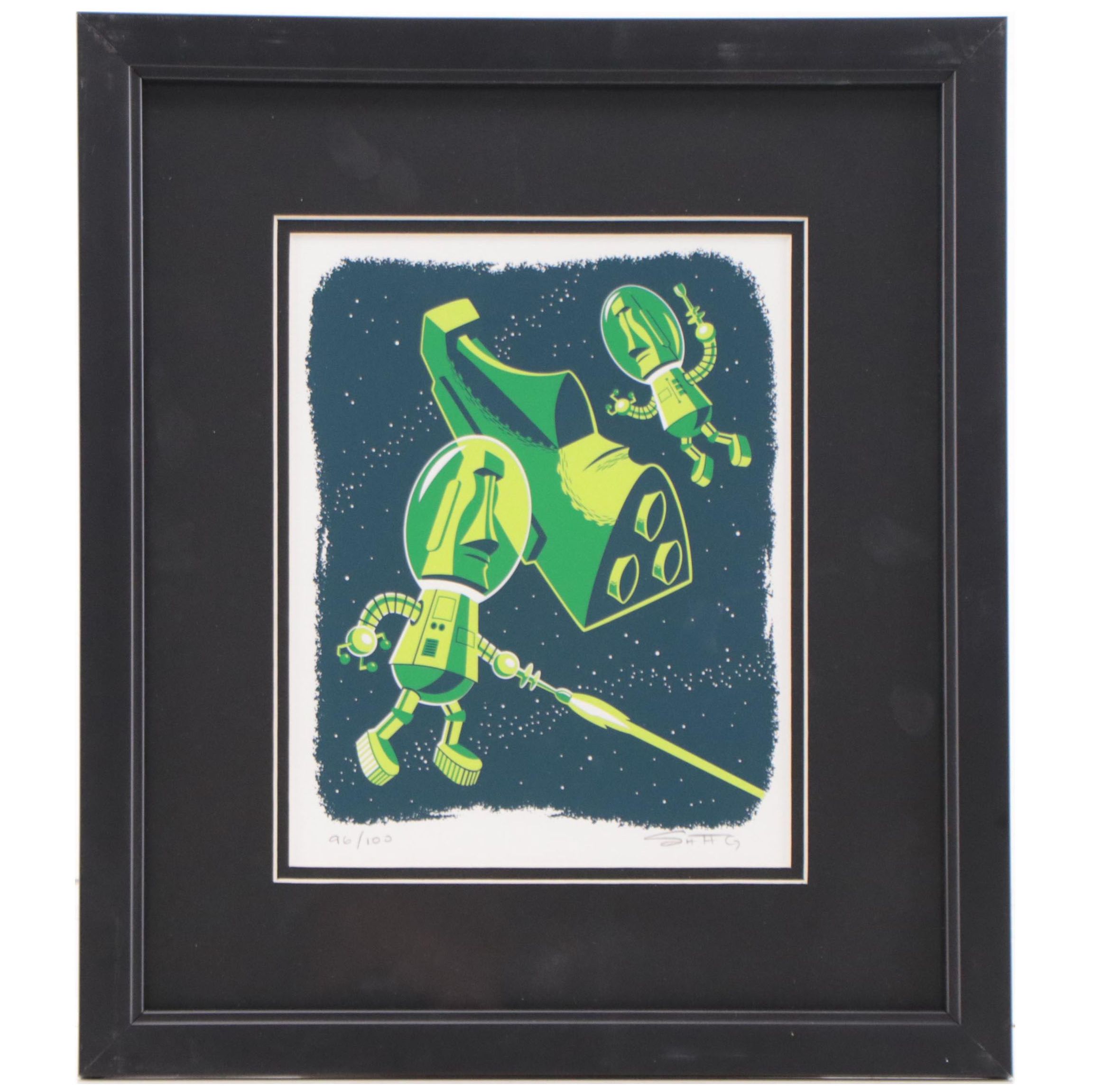 Josh "Shag" Agle Serigraph "Space Derelict," Late 20th Century | EBTH