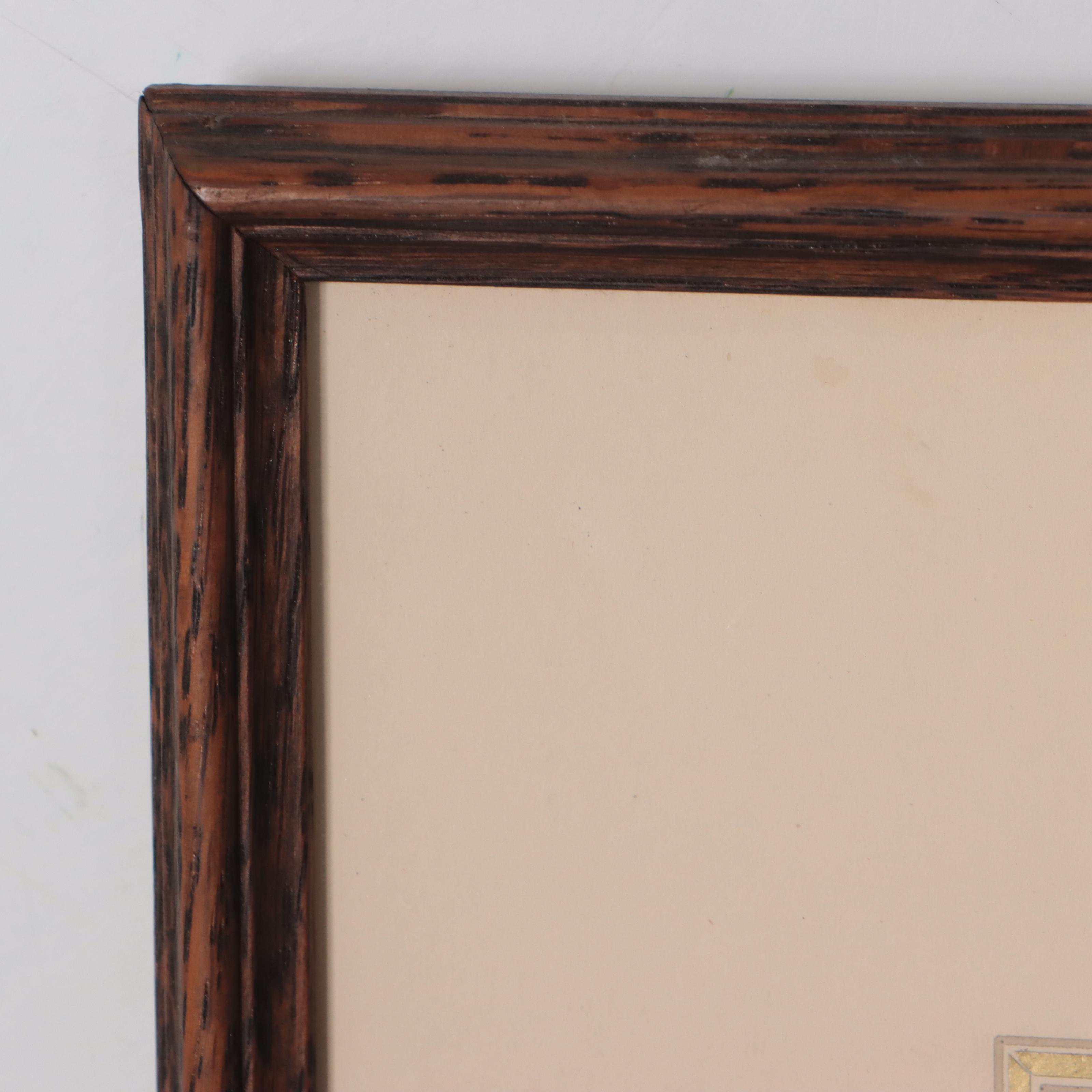 James Skene Ink Wash Illustration "Barony Kirk, Glasgow" | EBTH