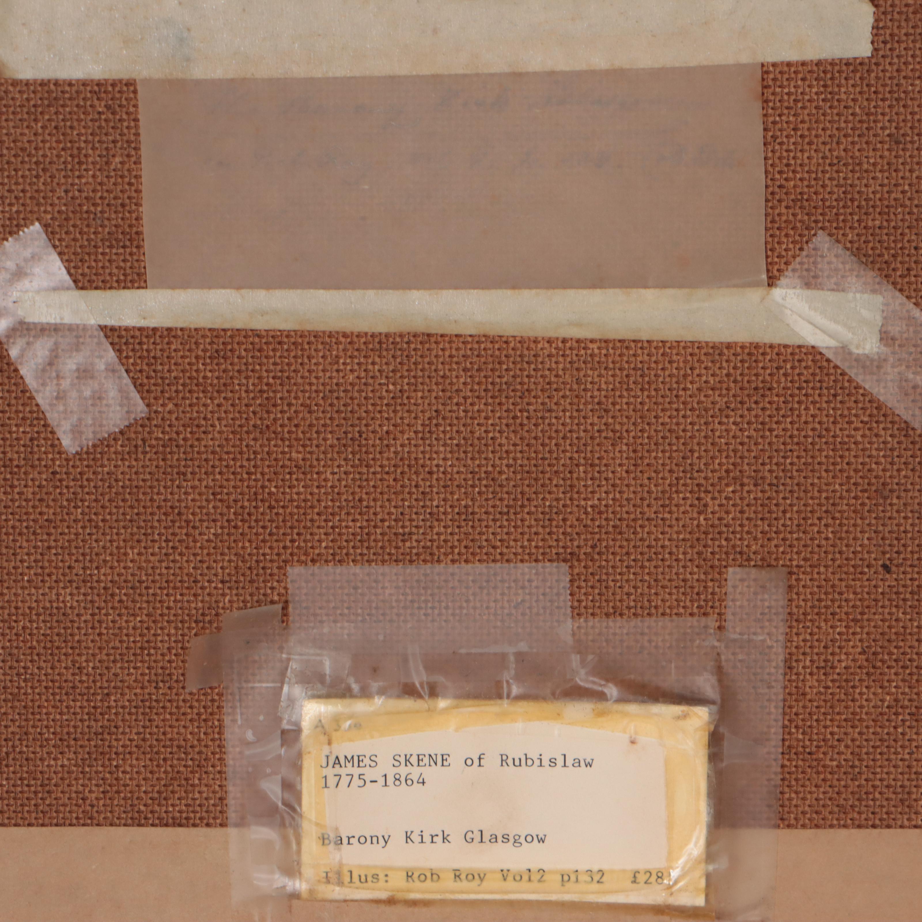 James Skene Ink Wash Illustration "Barony Kirk, Glasgow" | EBTH