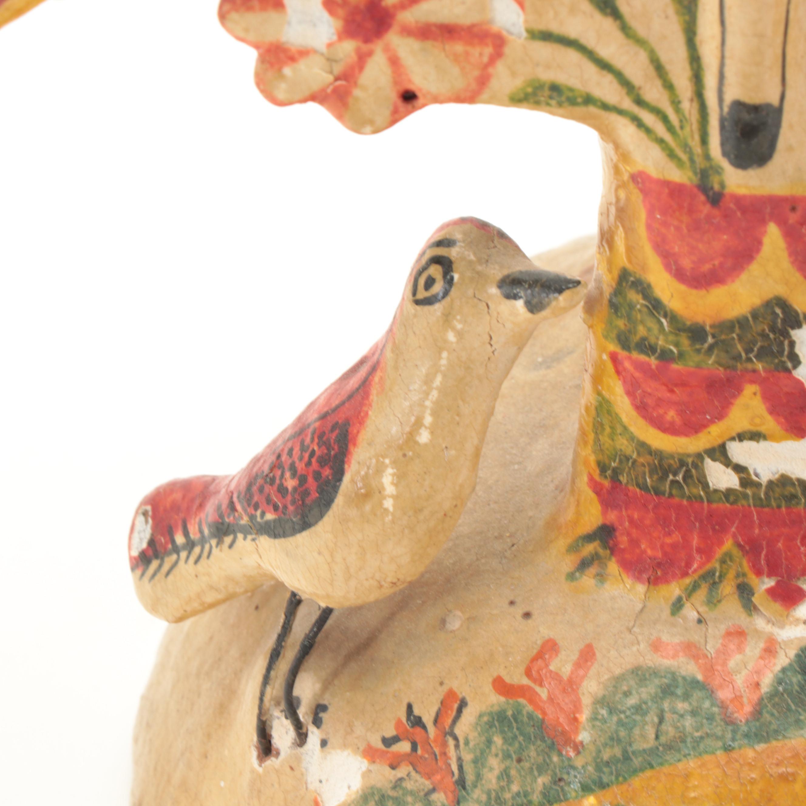 Mexican Folk Art Tree of Life Candelabra | EBTH