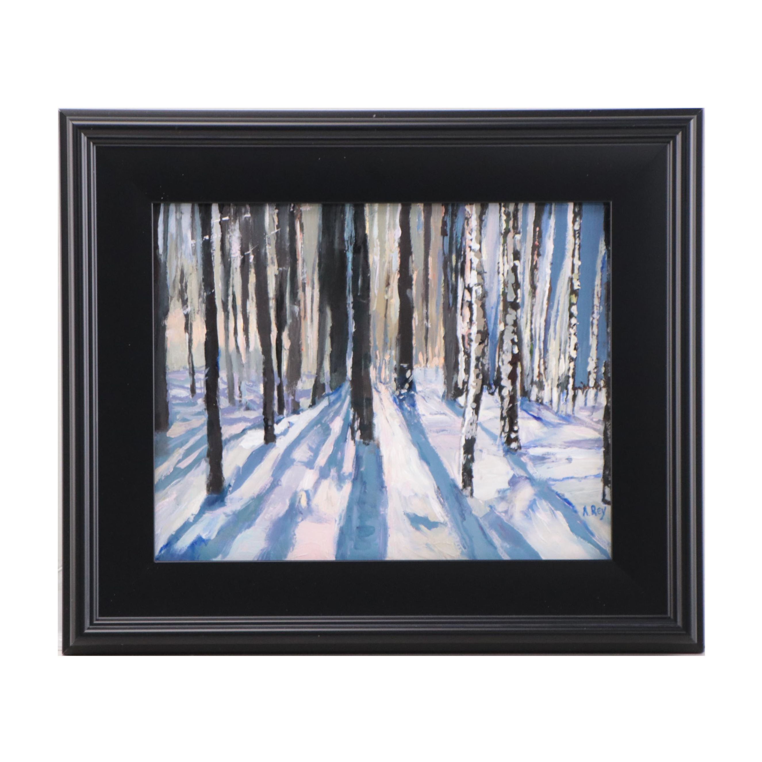 Agnes Rey Oil Painting "Forest Melody," 2022 | EBTH