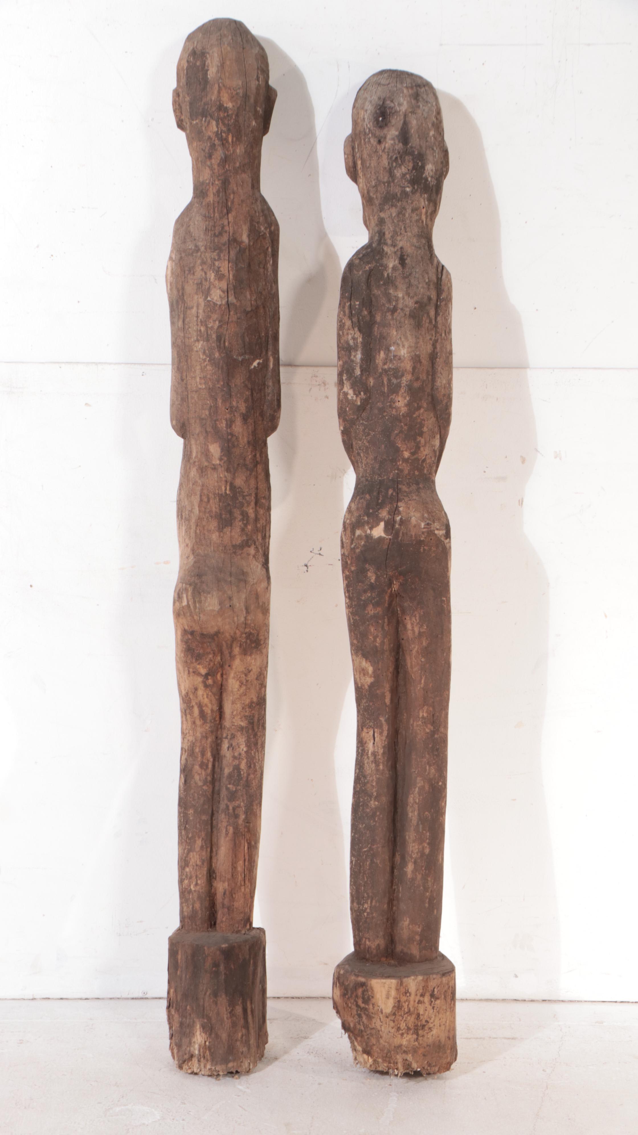 Ifugao Bulul Male and Female Bontoc Pine Figures, Circa 1940 | EBTH