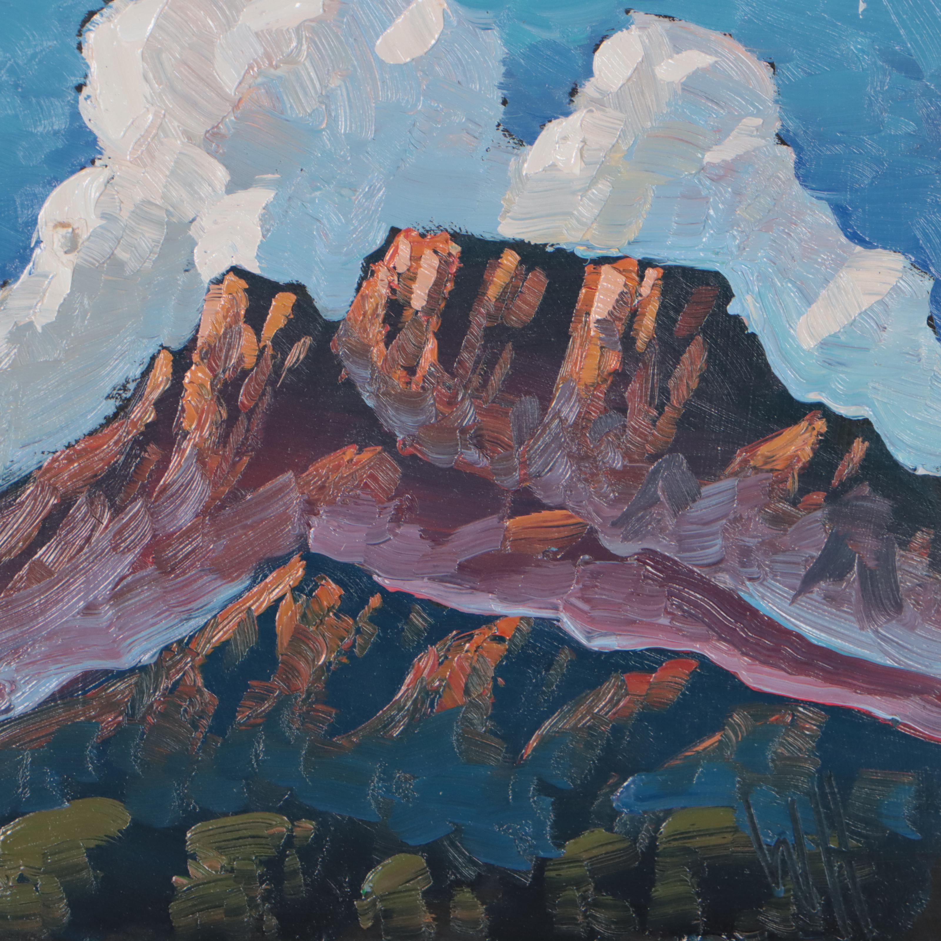 William Hawkins Oil Painting "Hi Risers," 2022 | EBTH