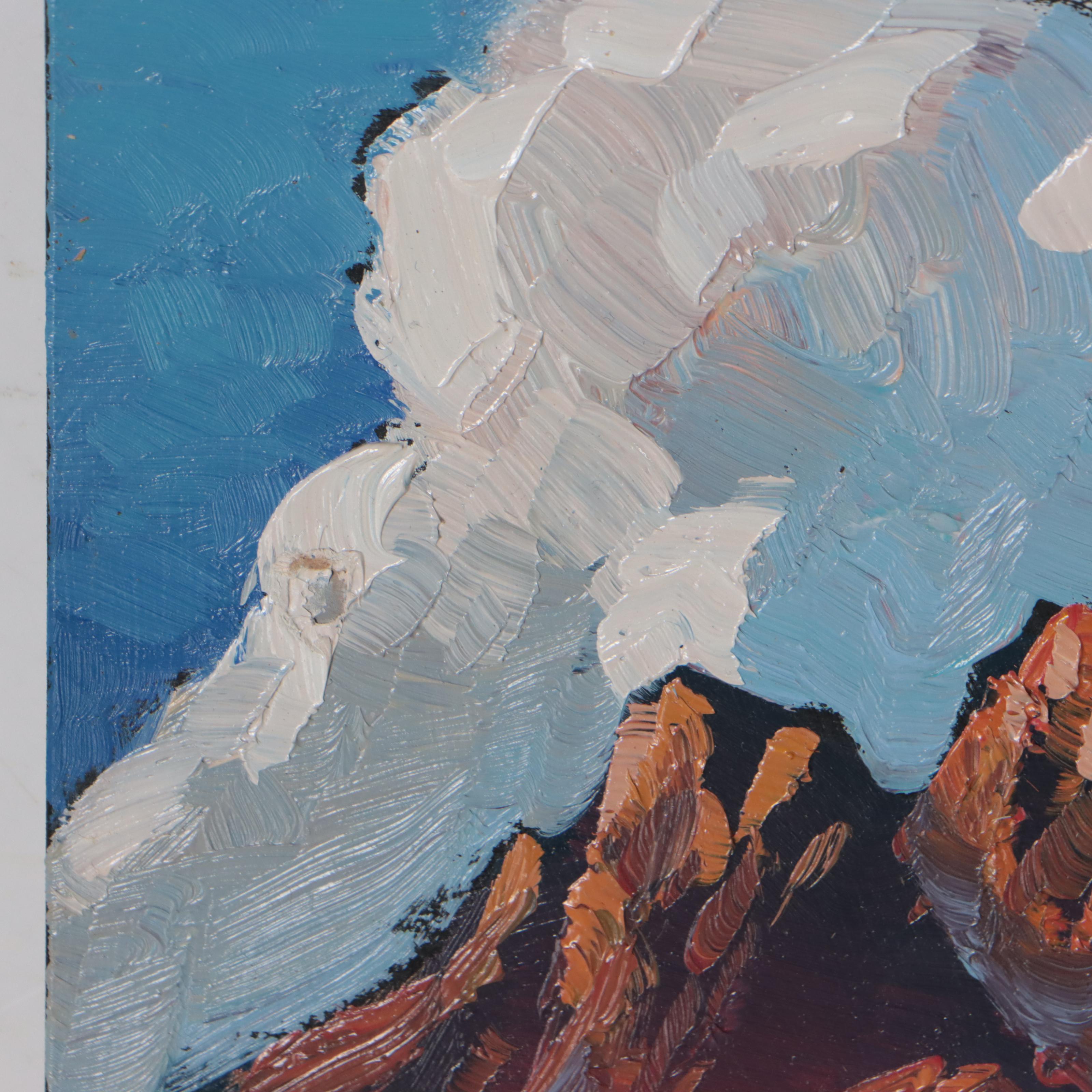 William Hawkins Oil Painting "Hi Risers," 2022 | EBTH